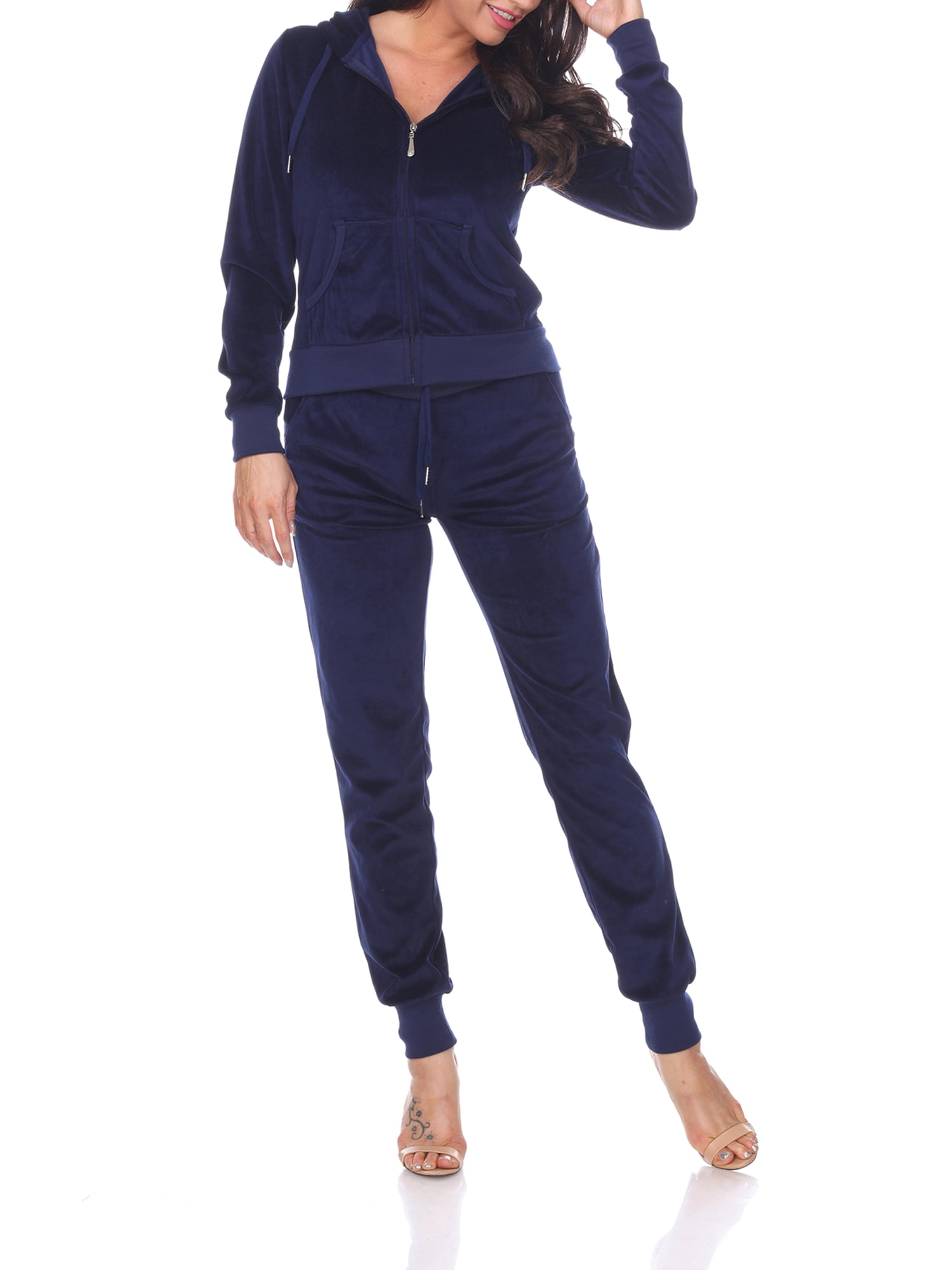 Women's Fitted Velour 2 Piece Set - Walmart.com