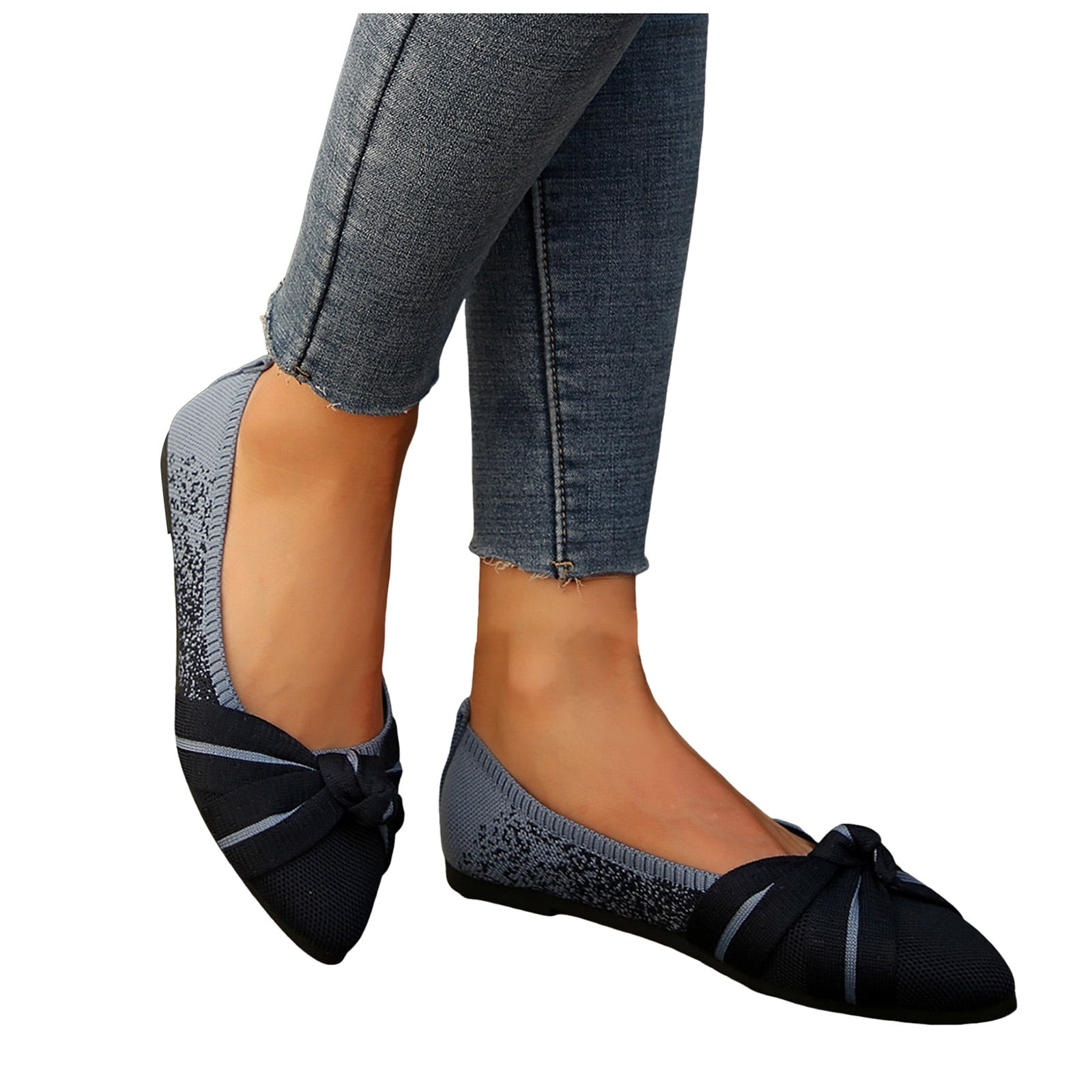 Women's Flats Classic Pointed Toe Ballet Flat Shoes Business Casual ...