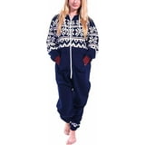 Women's Fleece Non-Footed One Piece Sleepwear Adult Hooded Pajamas ...