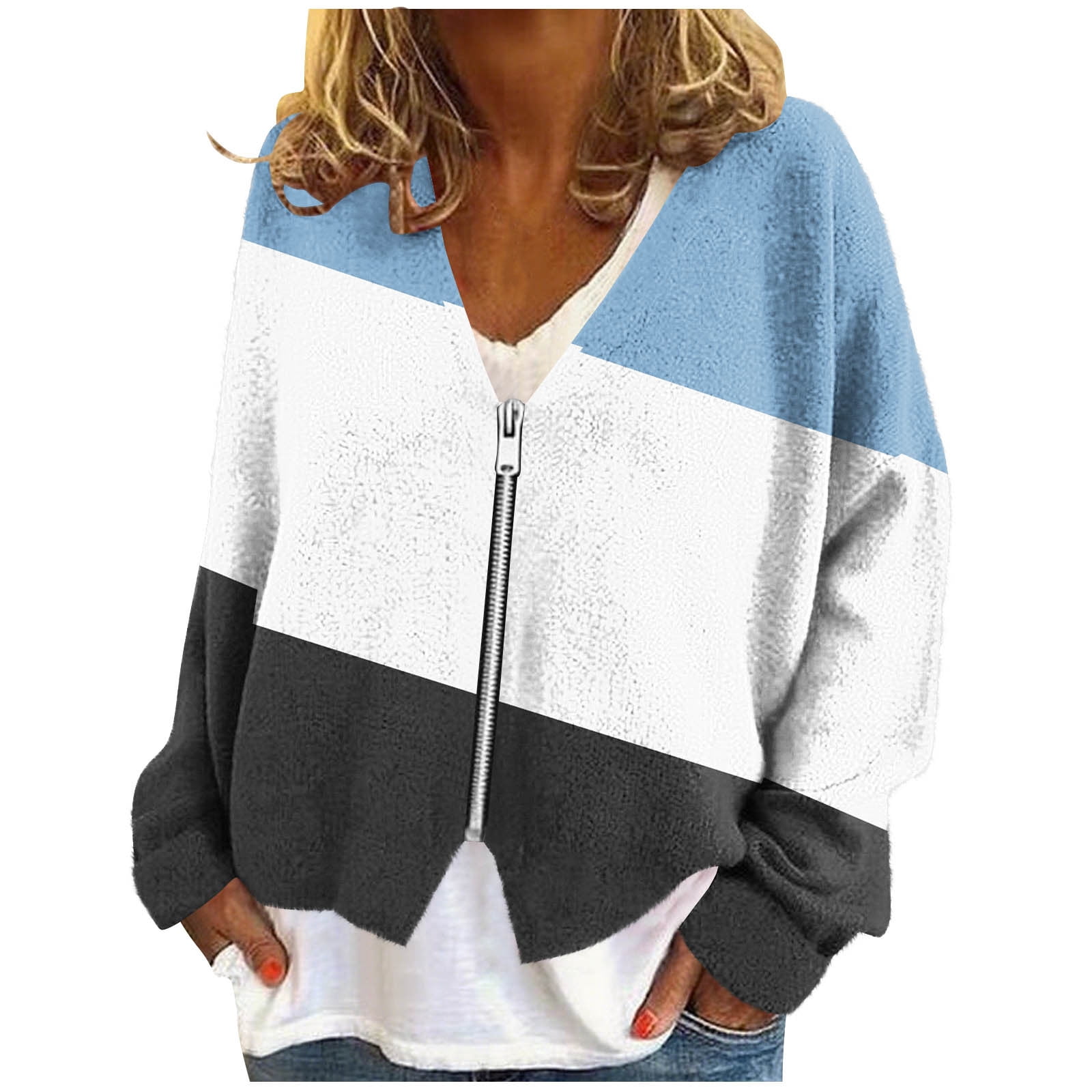Women's Floral Sherpa Cardigan Vintage Inspired Knit Sweater Oversized ...