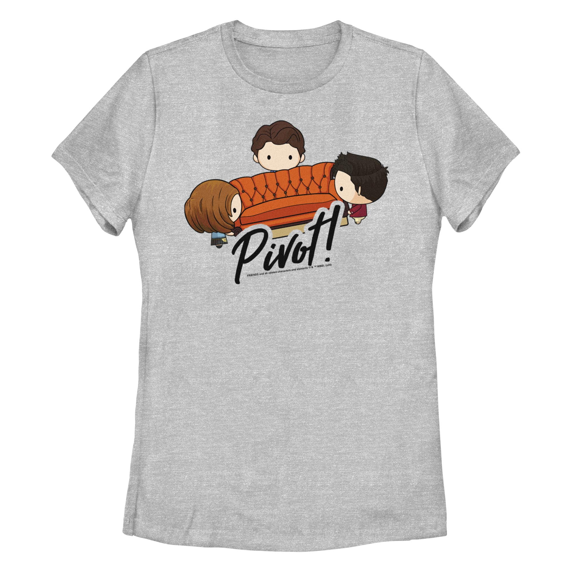 Women's Friends Pivot Couch Graphic T-Shirt - Walmart.com