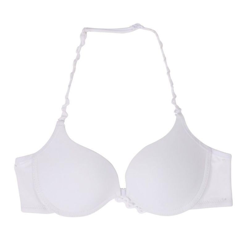 Women's Front Closure Seamless Comfort Underwire Bra, Push Up Underwire ...