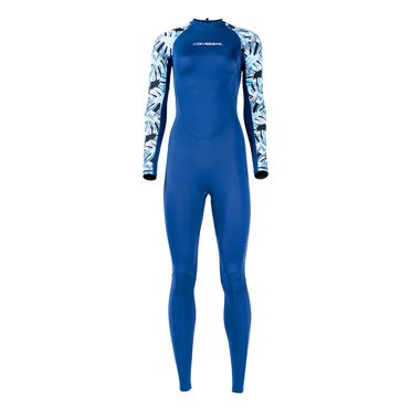 Charmo Women Half-Zipper Floral One Piece Surfing Wetsuit - Walmart.com