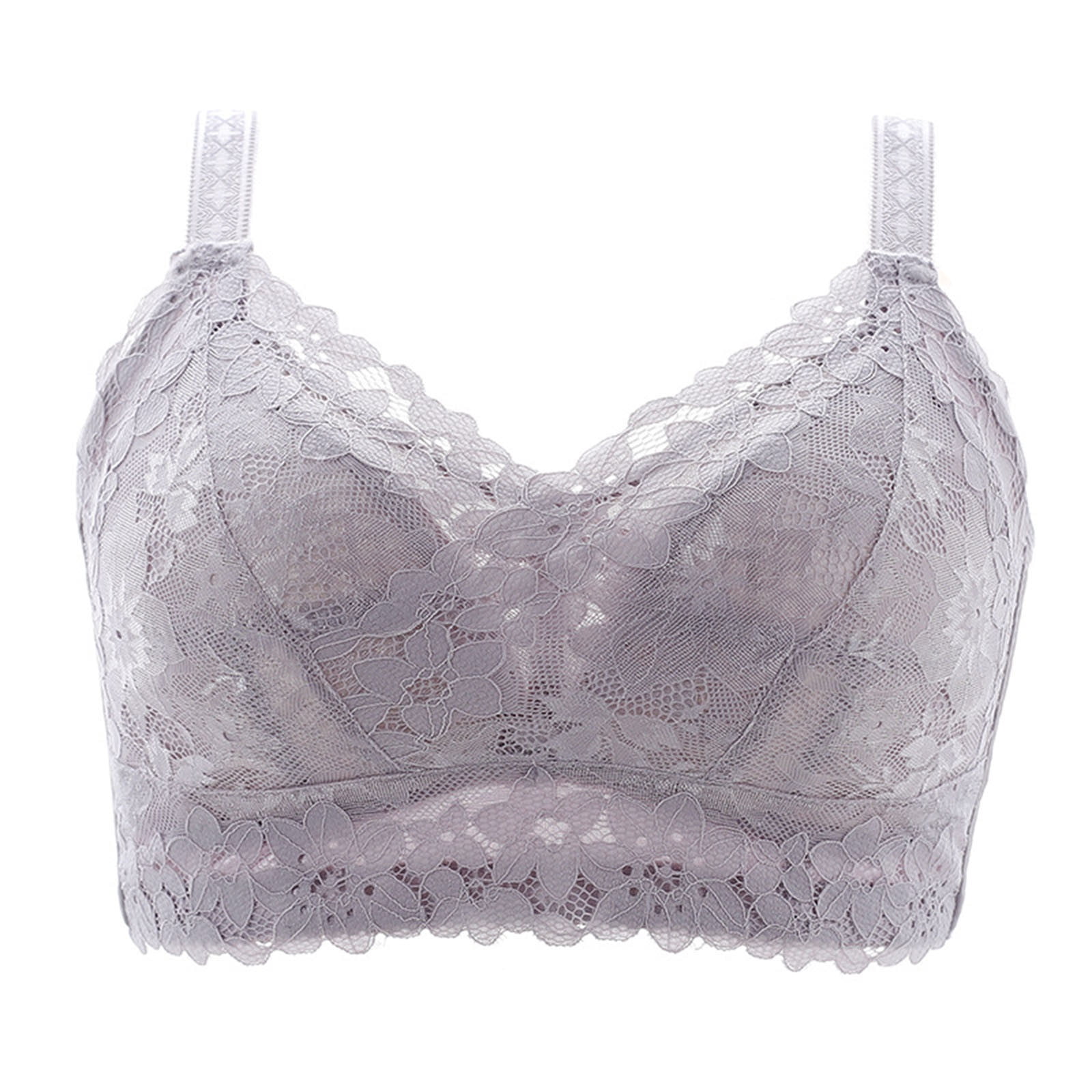 Women's Full Cup Bra, Button Closure, Plus Size, Front Design ...