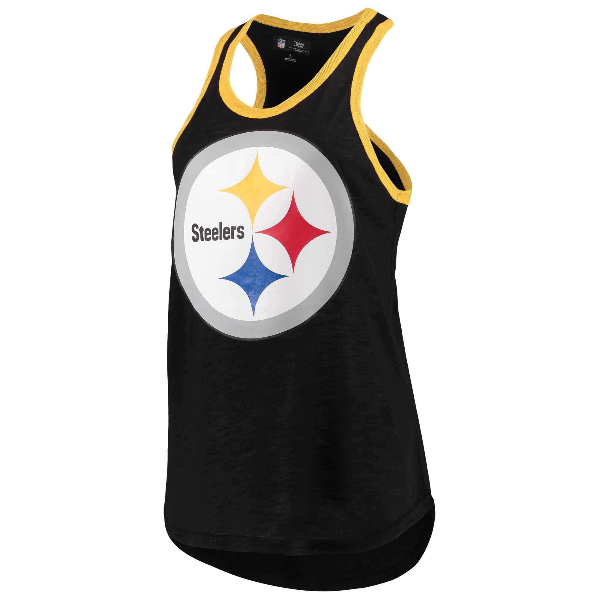 Women's G-III 4Her by Carl Banks Black Pittsburgh Steelers Tater Tank ...