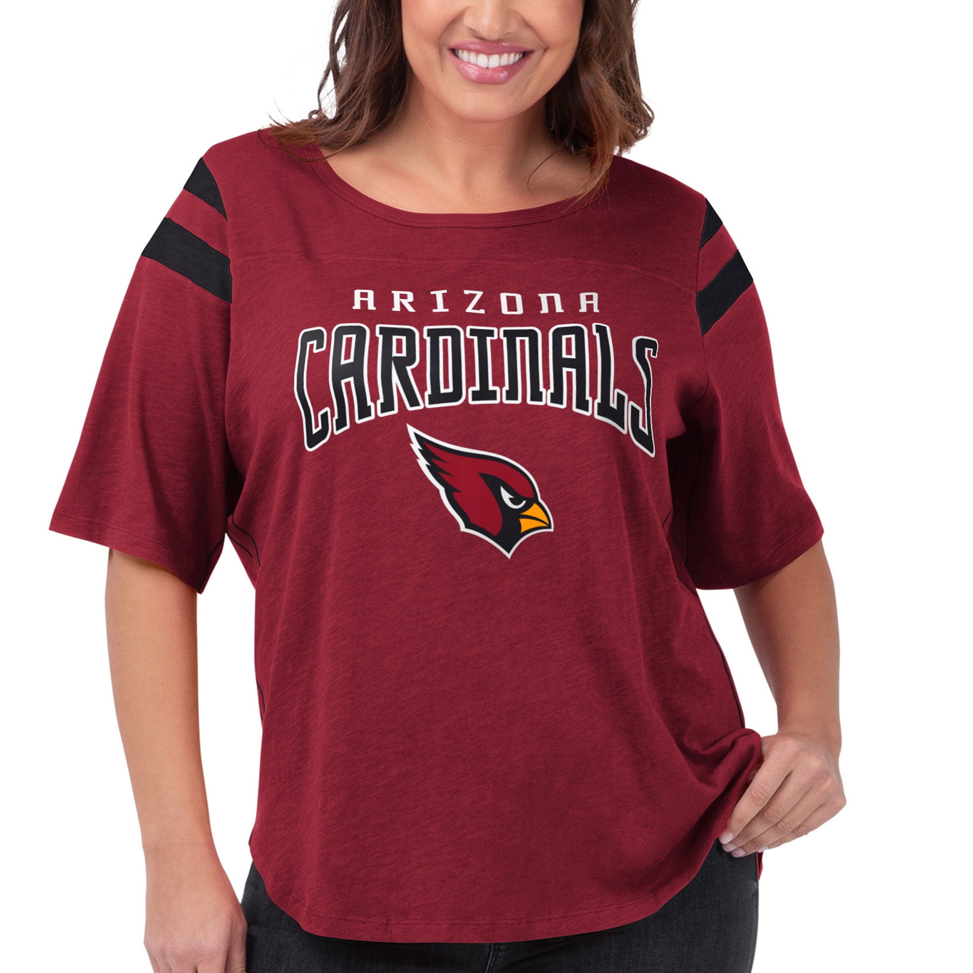 Women's G-III 4Her by Carl Banks Cardinal Arizona Cardinals Plus Size ...