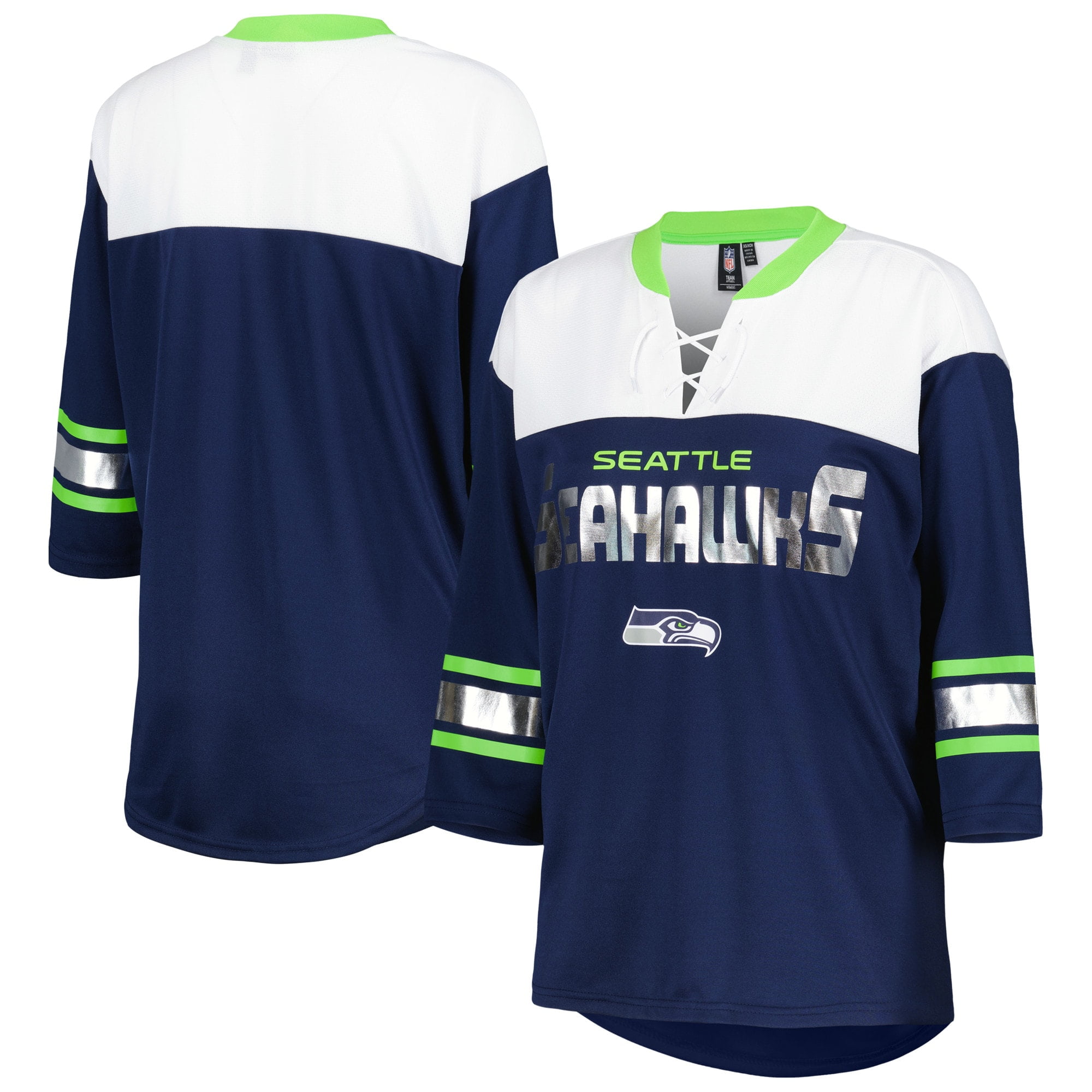 Women's G-III 4Her by Carl Banks College Navy/White Seattle Seahawks ...