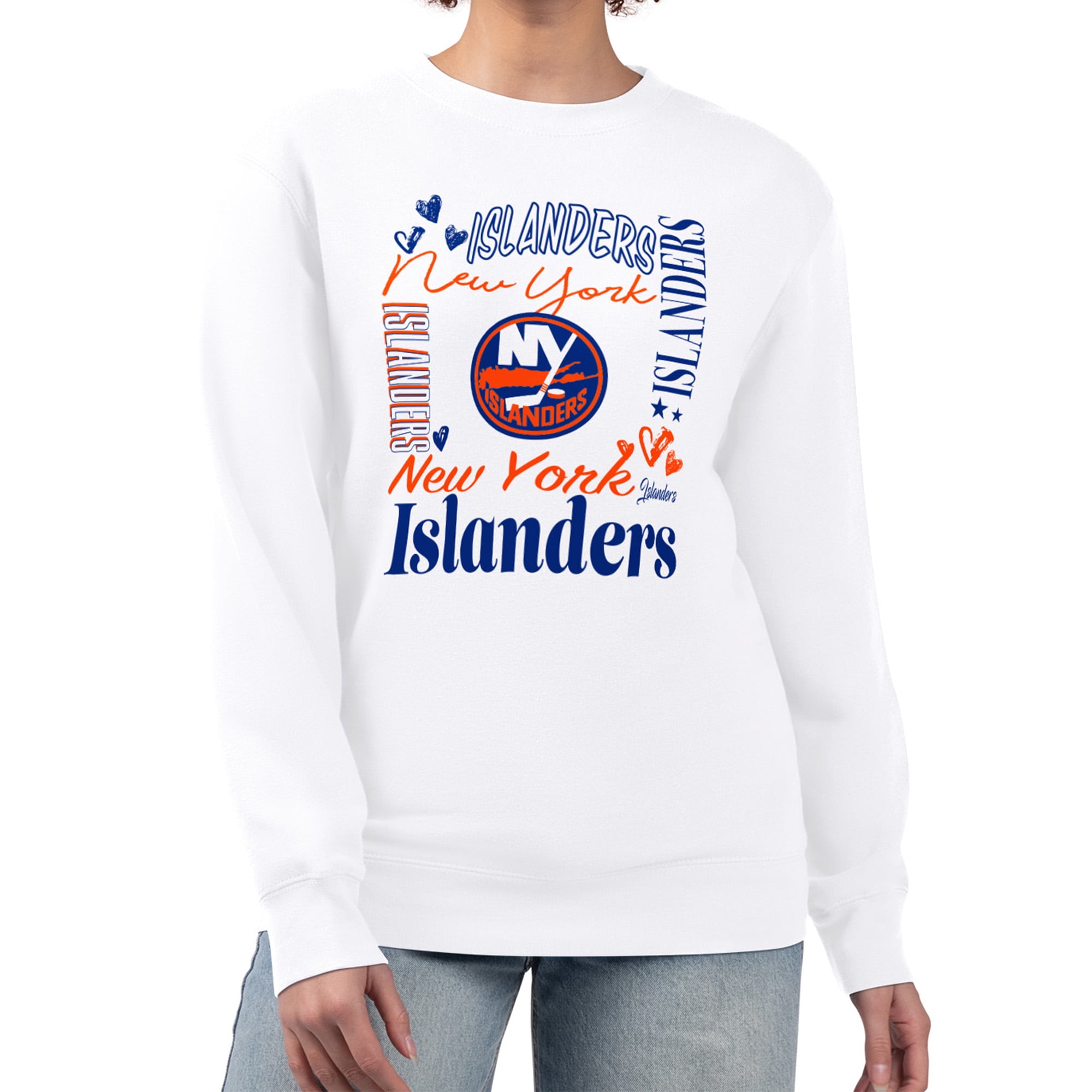 Women's G-III 4Her by Carl Banks White New York Islanders Collage ...
