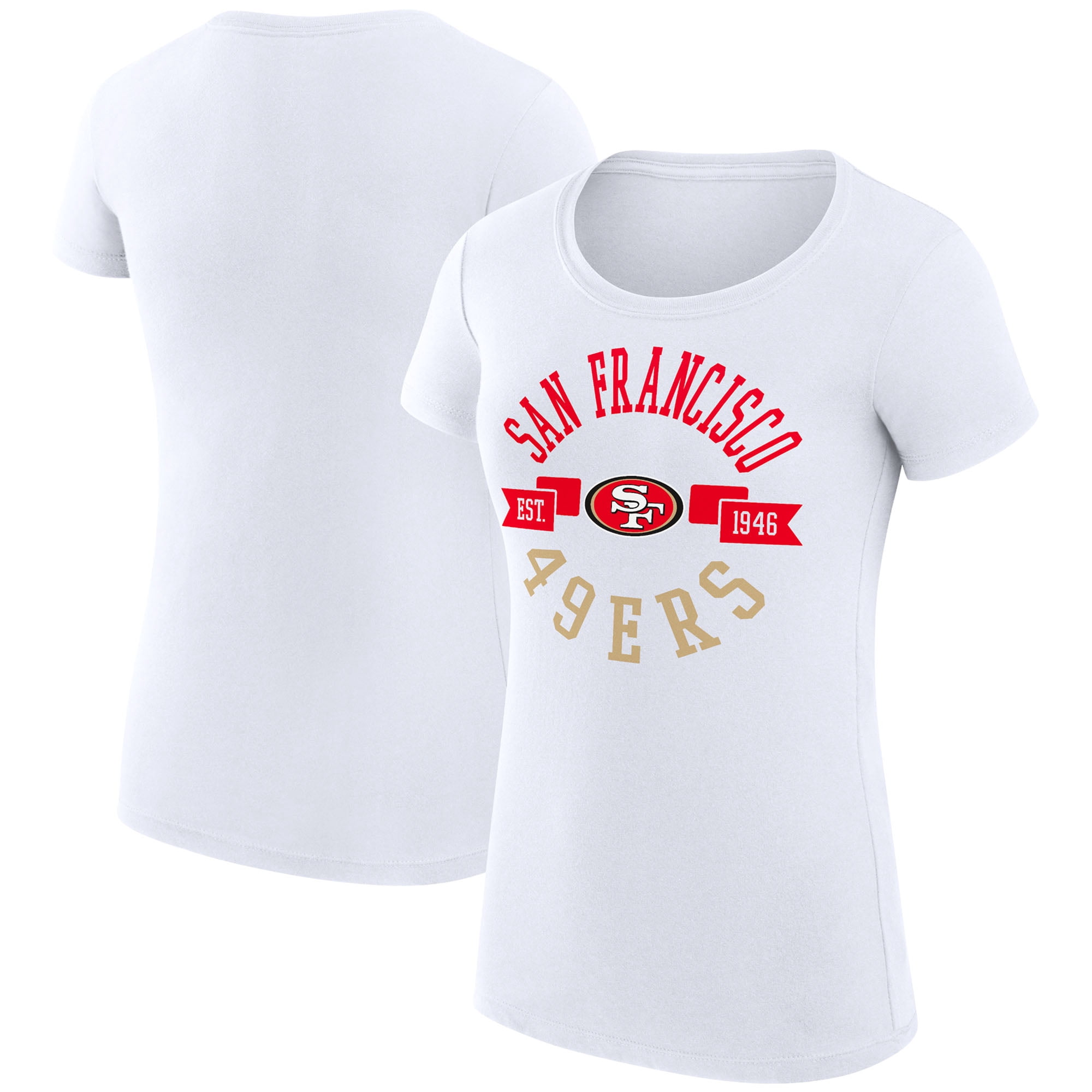 Women's G-III 4Her by Carl Banks White San Francisco 49ers City Team ...