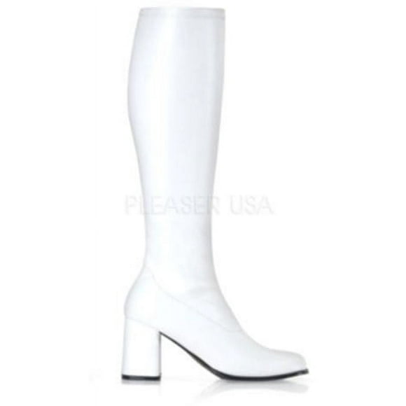 White Gogo Boots