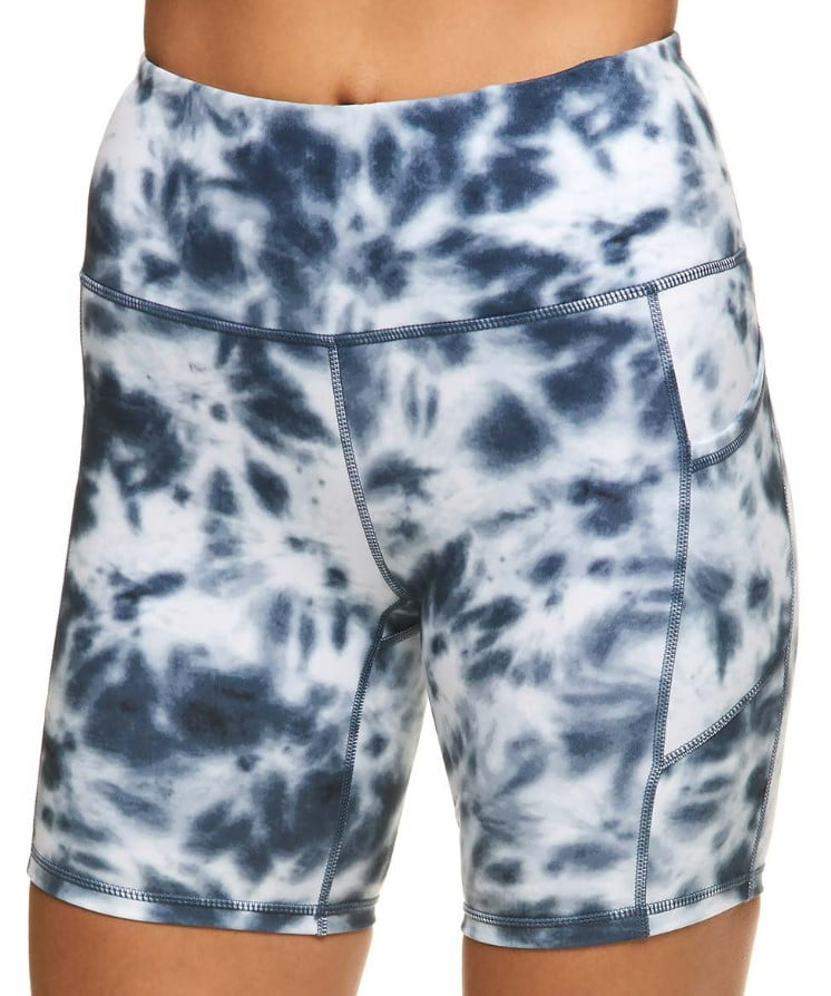 Women's Gaiam Compressive Tie-Dye High Waist Active Shorts - Walmart.com