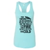 Women’s Racerback Graphic Gym Tank Top “Strong is the new Skinny” RB ...