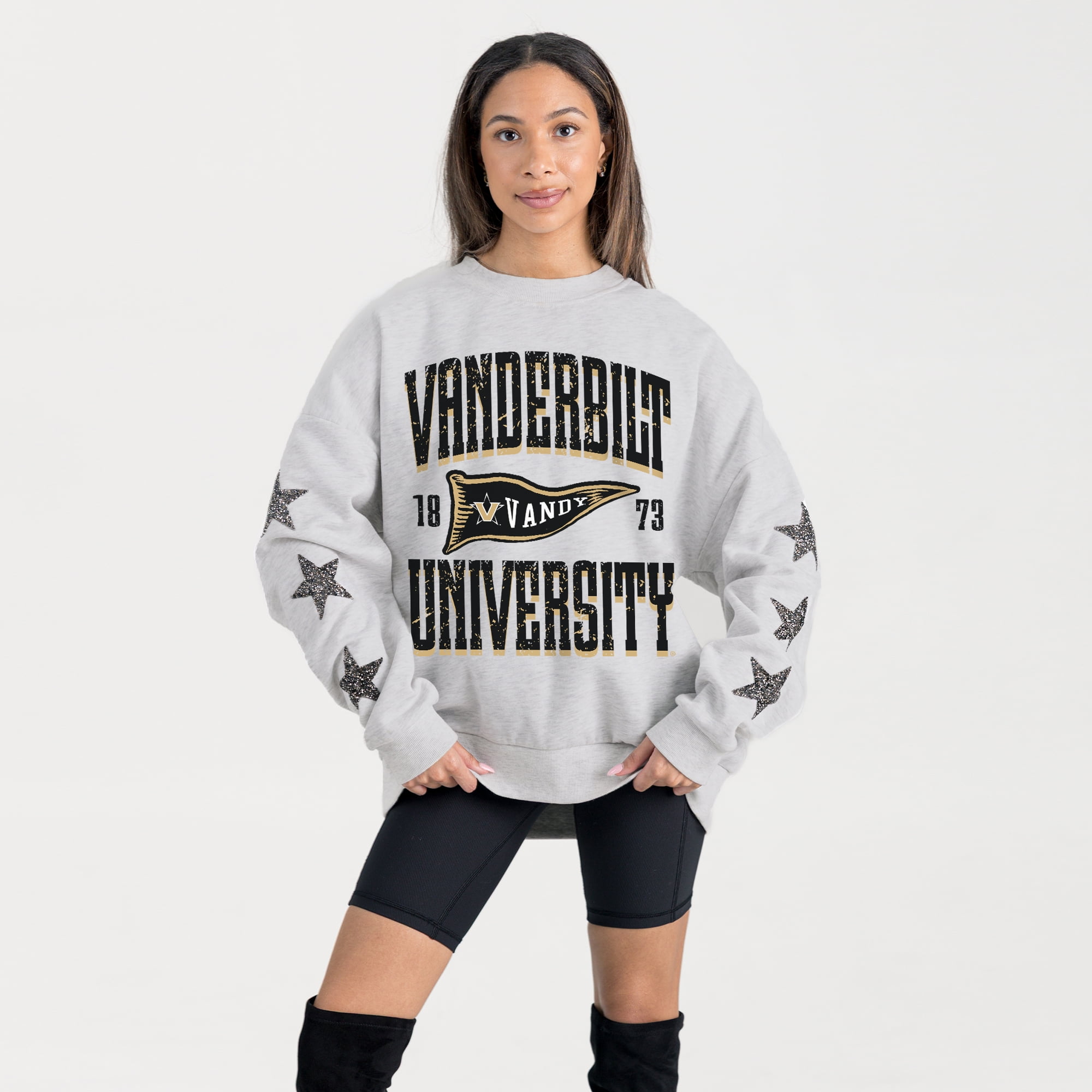 Women's Gameday Couture Ash Vanderbilt Commodores Oversized Pennant ...