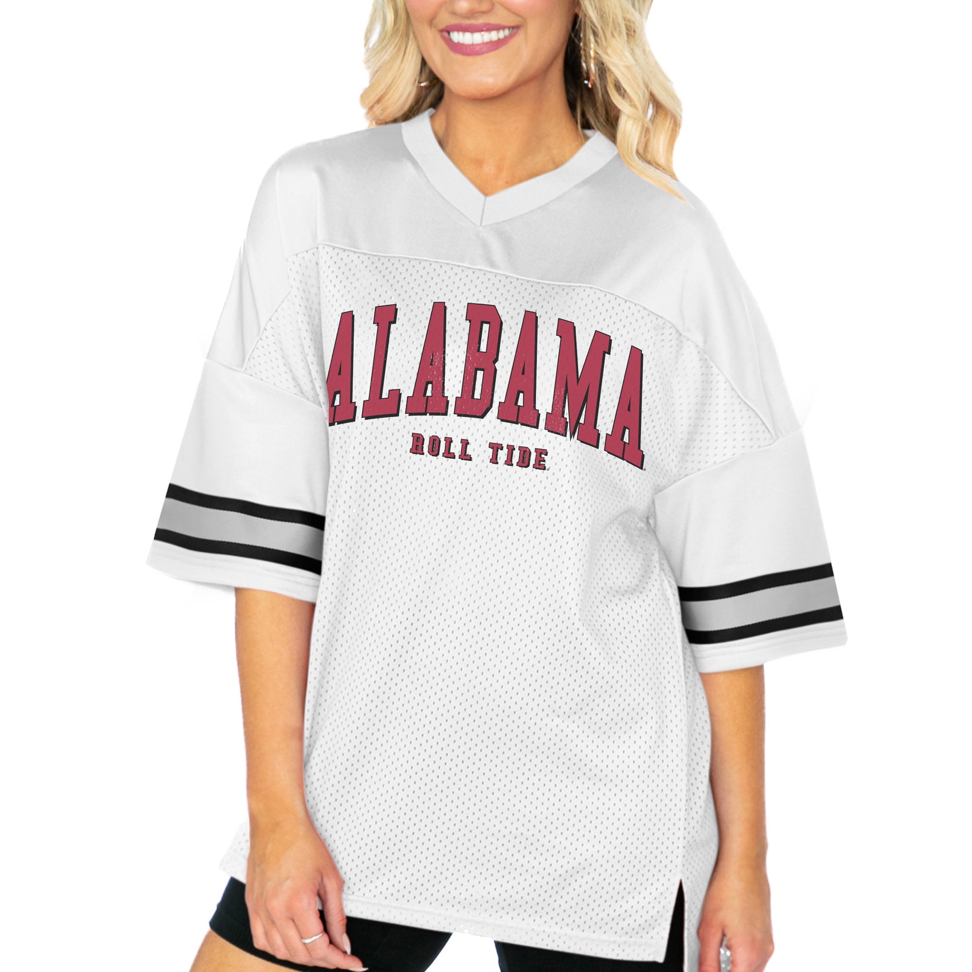 Women's Gameday Couture White Alabama Crimson Tide Option Play ...