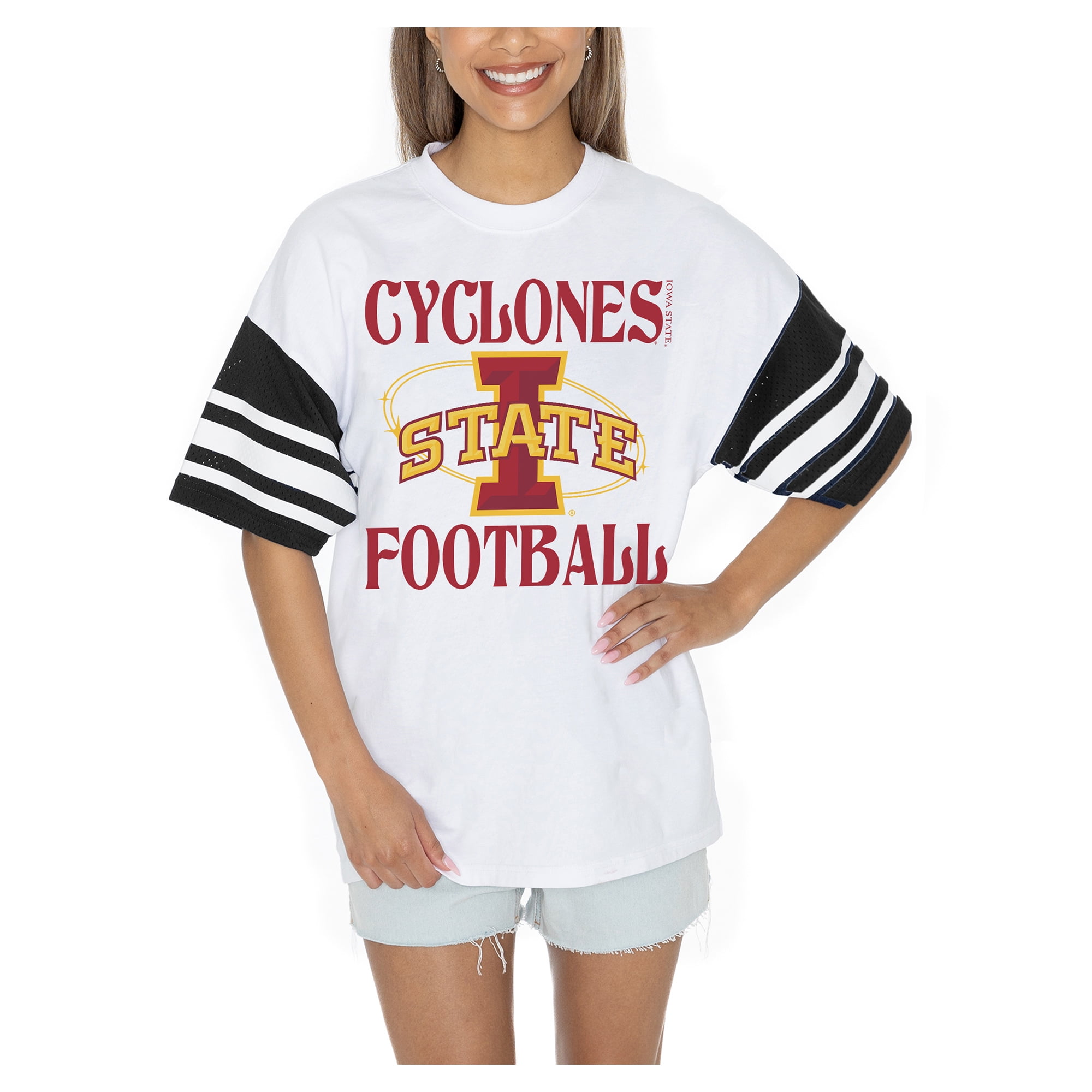 Women's Gameday Couture White Iowa State Cyclones Starting Lineup ...