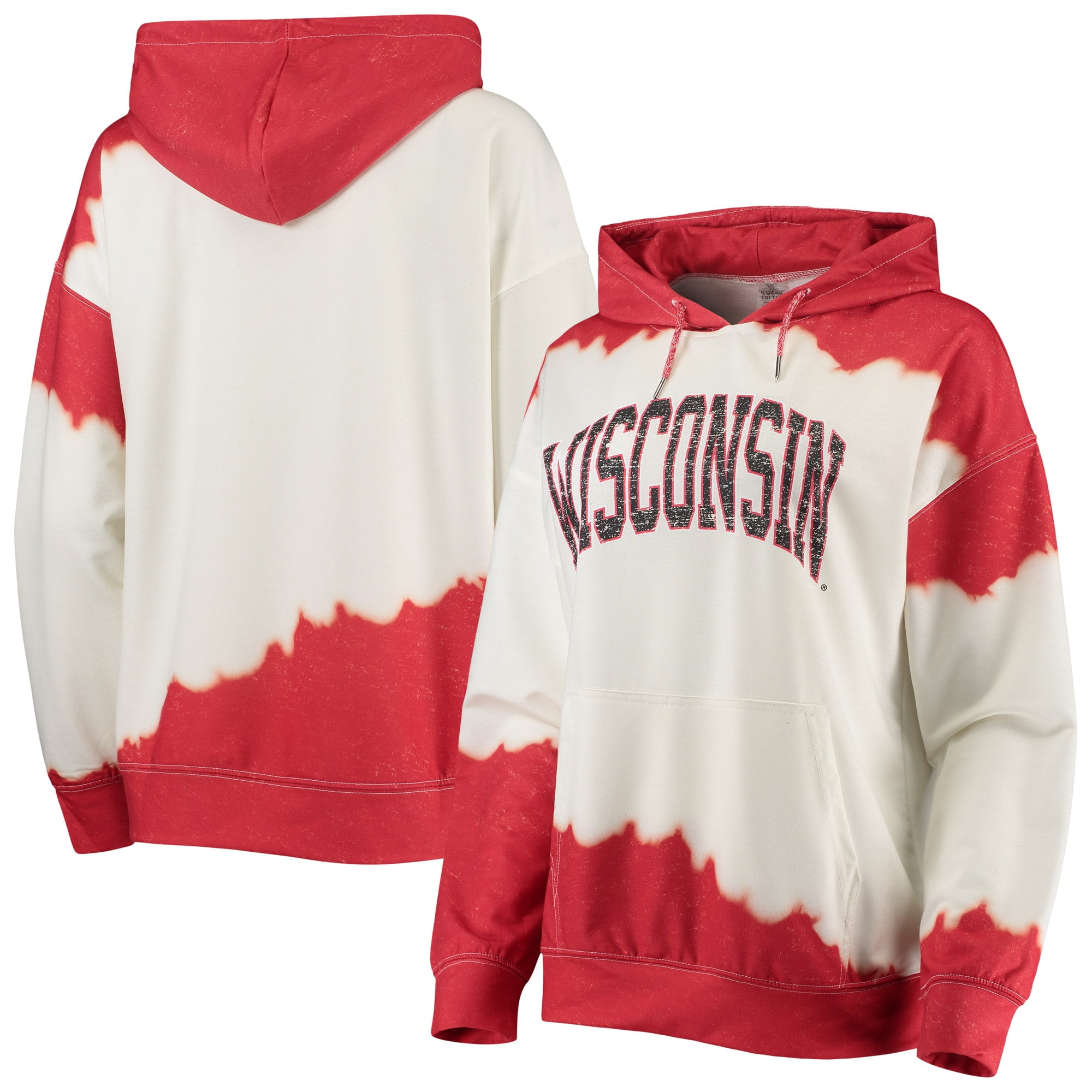 Women's Gameday Couture White/Red Wisconsin Badgers For the Fun Double ...