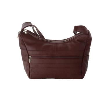 Le Donne Leather Classic Satchel LD-9610 - Walmart.com