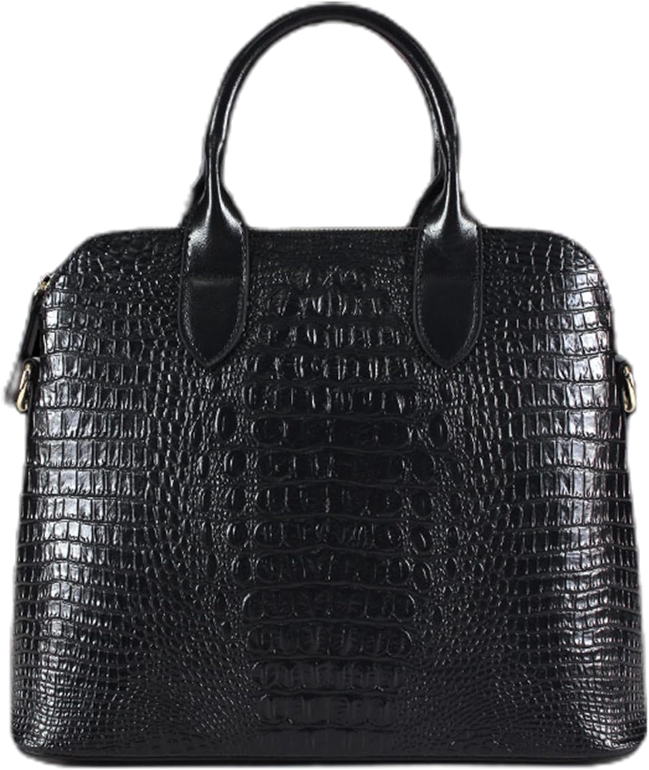 Women's Genuine Leather Shell Bag Fashion Crocodile Print Handbag Top ...