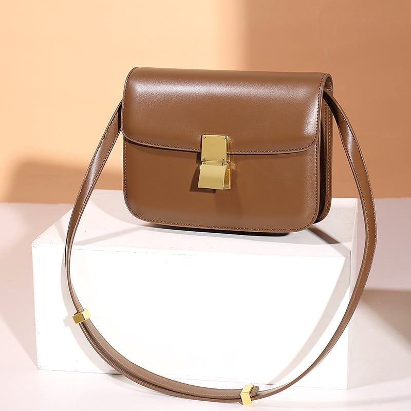 Women’s Genuine Leather Shoulder Bag Trend Brand Small Square Bags ...