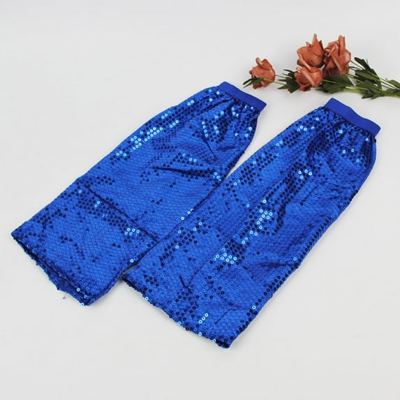 Women's Glitter Leg Sleeves, Sparkling Sequined Calf Covers for Evening ...
