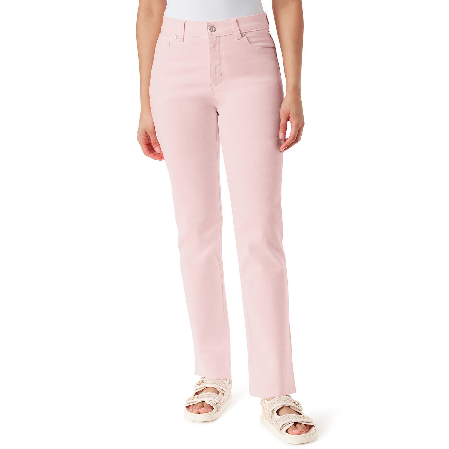 Women's Gloria Vanderbilt Amanda Classic Jeans Color: Pink Dogwood Size: 4 AVG/REG - Walmart.com