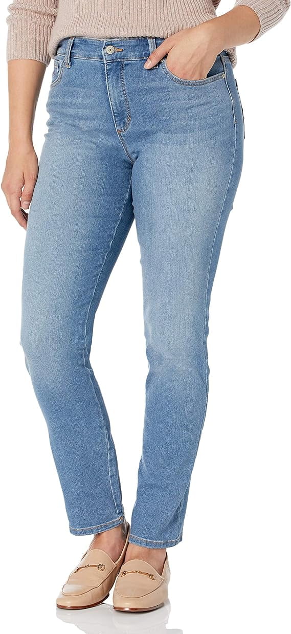 Women's Gloria Vanderbilt Amanda Slim Straight Leg Jeans - Orland - 4S ...