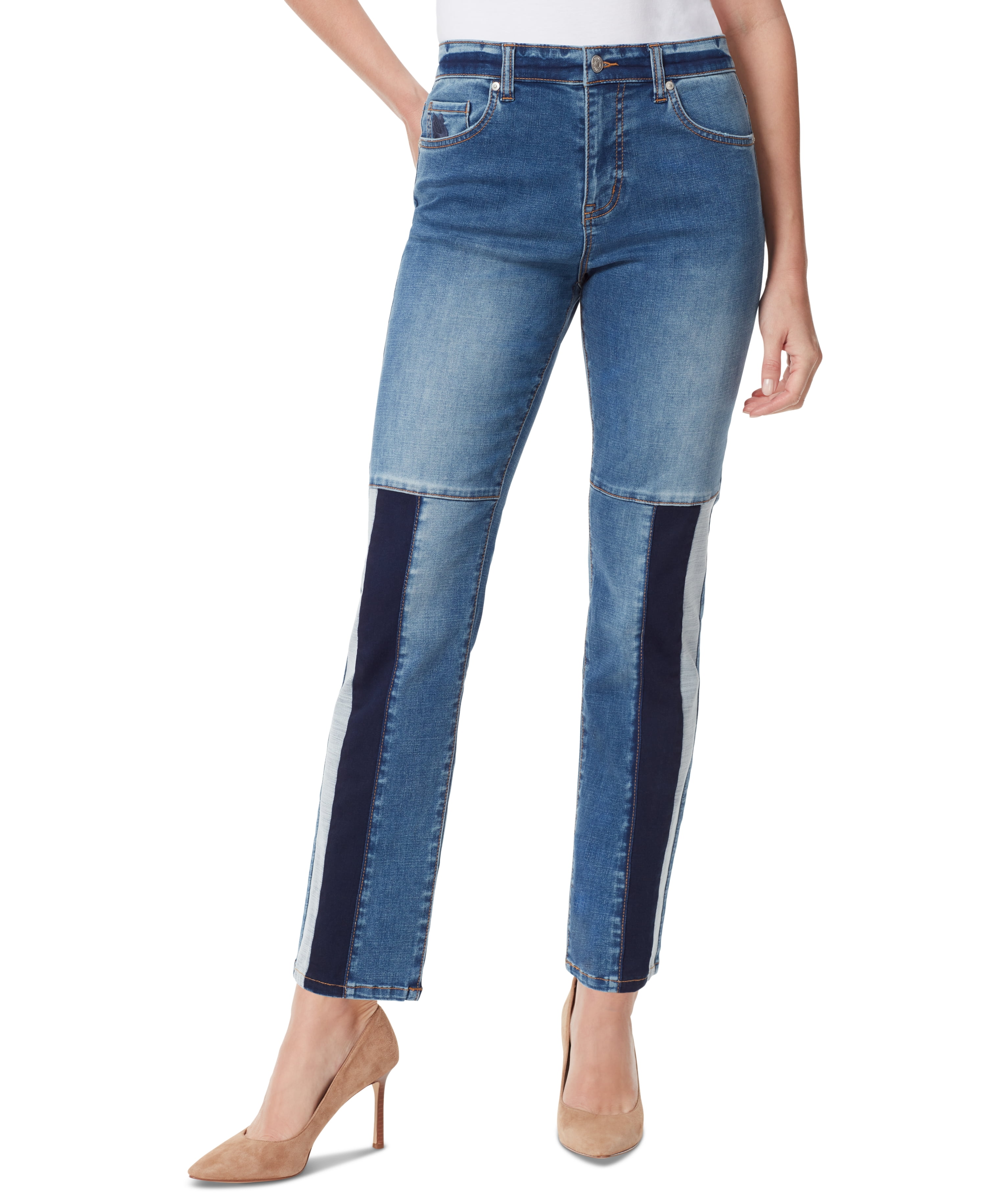 Women's Gloria Vanderbilt x Christian Siriano Miles Patched Straight ...