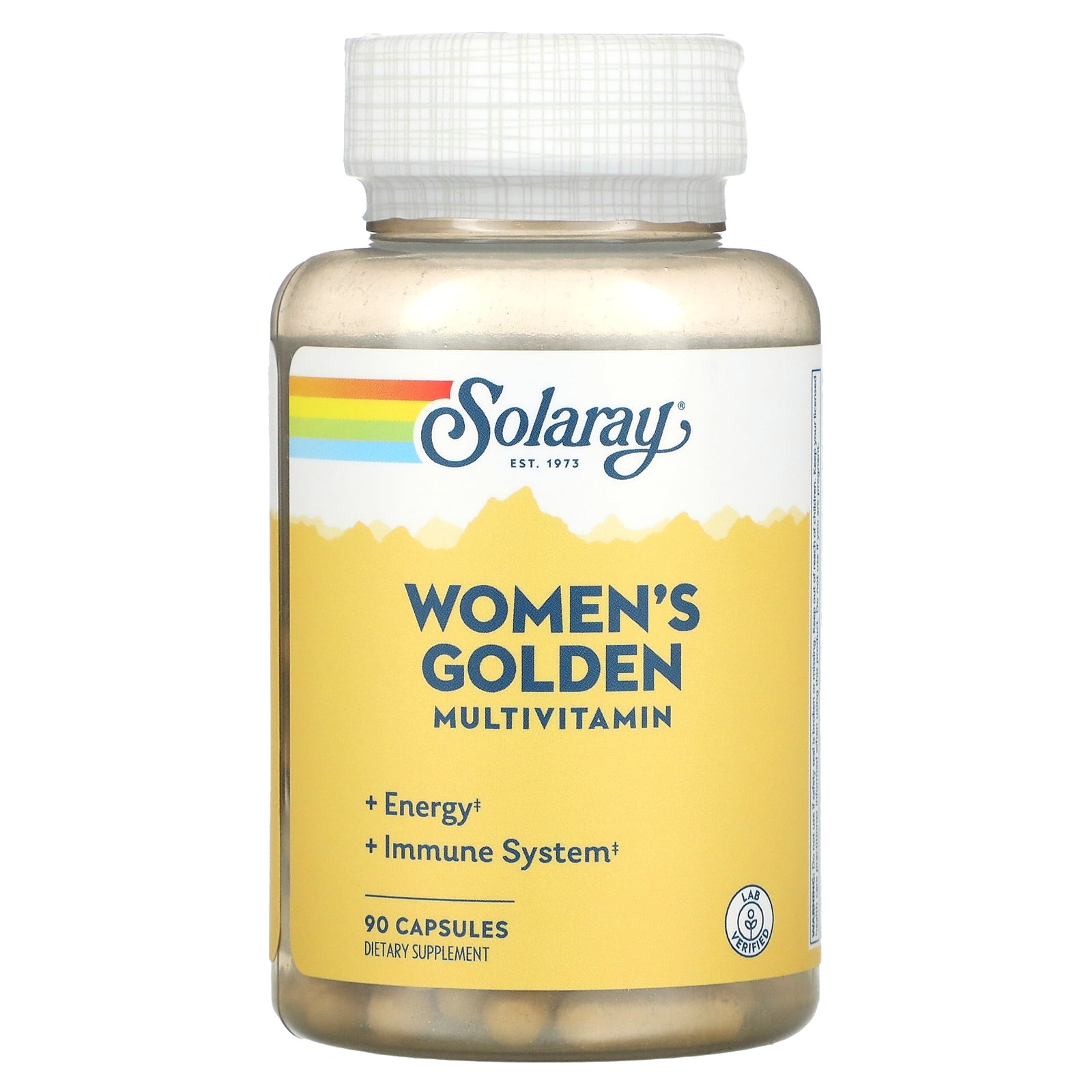 Solaray Women's Golden Multivitamin, 90 Capsules, Energy and Immune ...