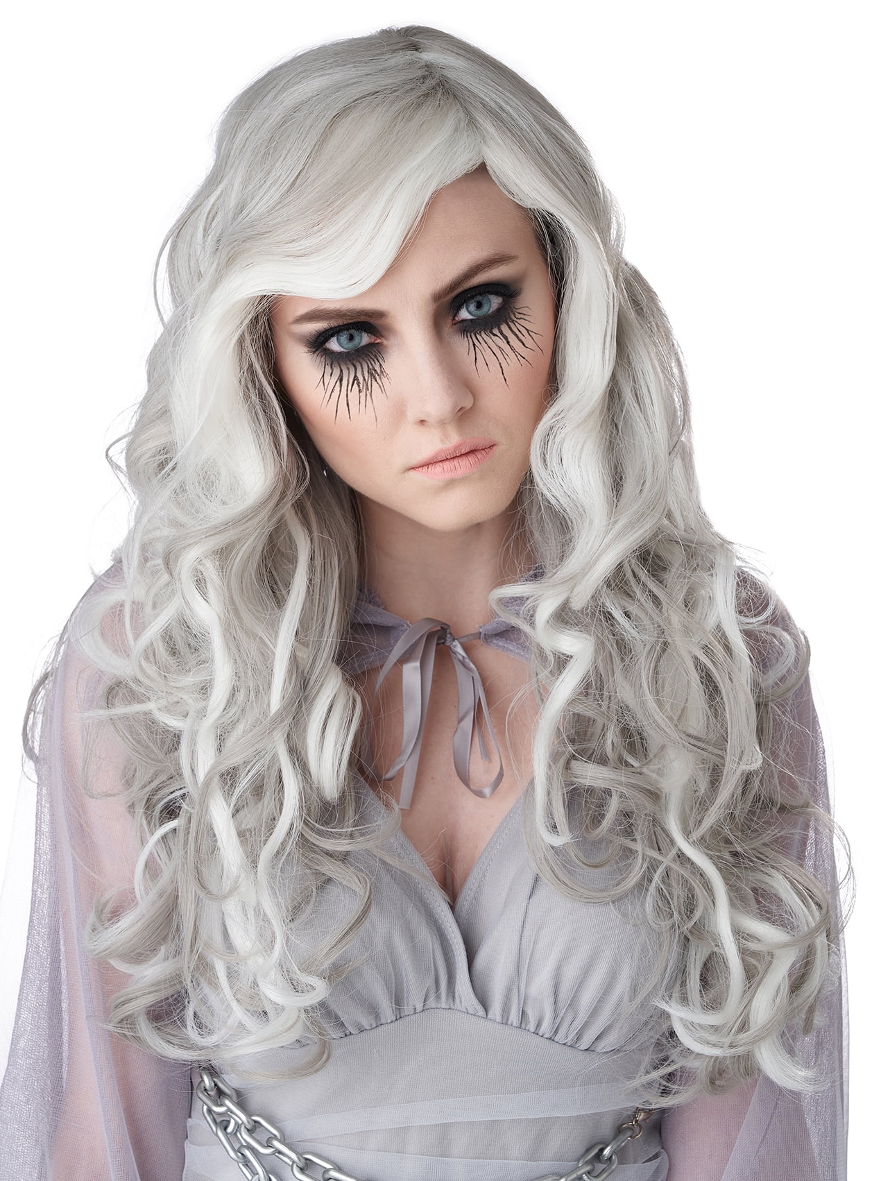 Glow in the Dark Ghost Adult Wig - Walmart.com