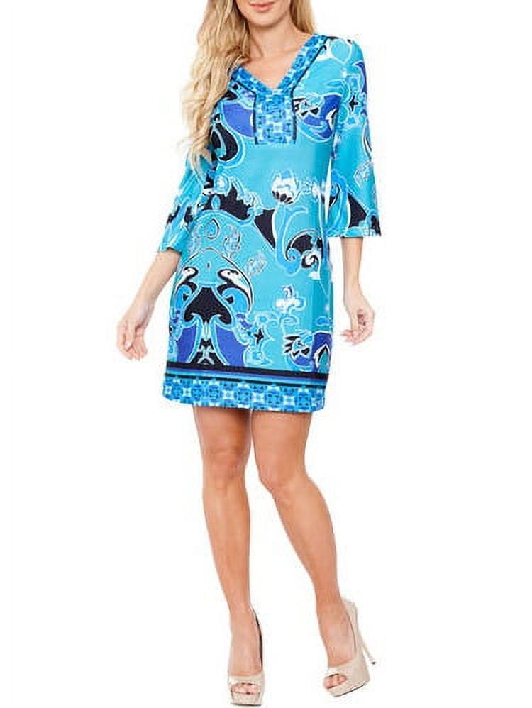 Women's Greek Flower Mini Dress - Walmart.com