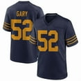 Women's Green Bay Gary 52 Navy Sports Player Game Stitched Name Number ...