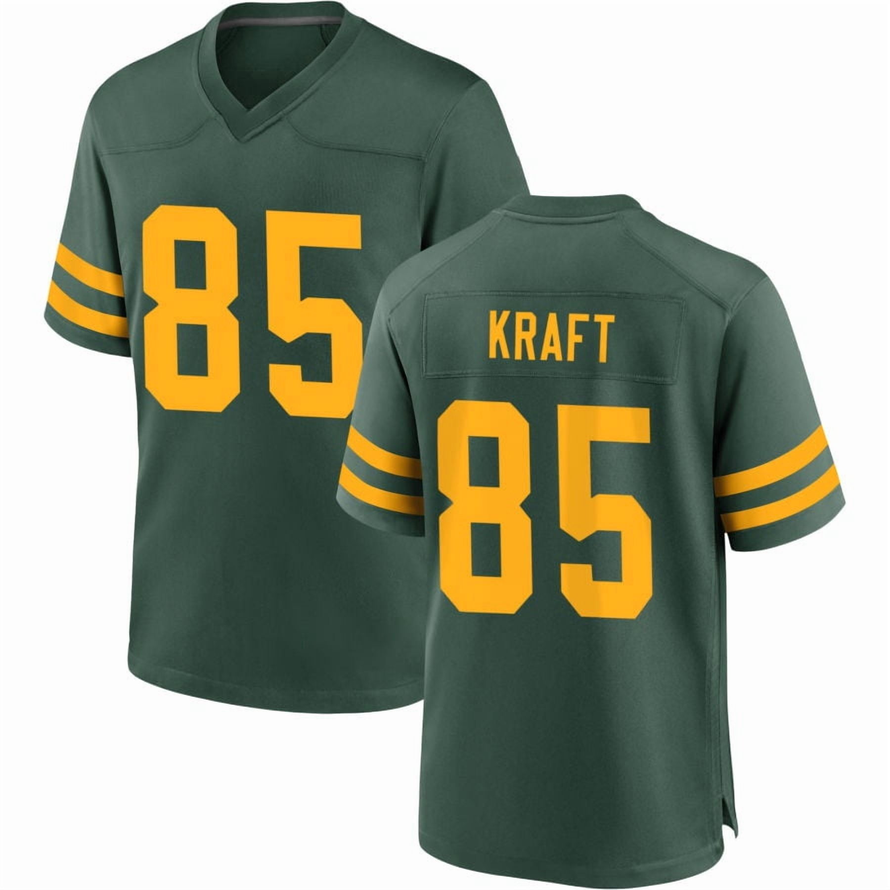 Women's Green Bay Kraft 85 Green Alternate Sports Player Game Stitched ...
