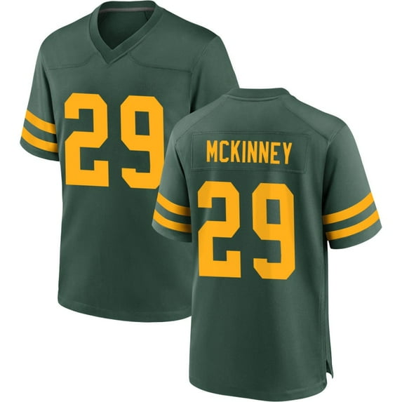 Women's Green Bay McKinney 29 Green Alternate Sports Player Game ...