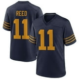 Women's Green Bay Reed 11 Navy Sports Player Game Stitched Name Number ...