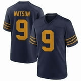 Women's Green Bay Watson 9 Navy Sports Player Game Stitched Name Number ...