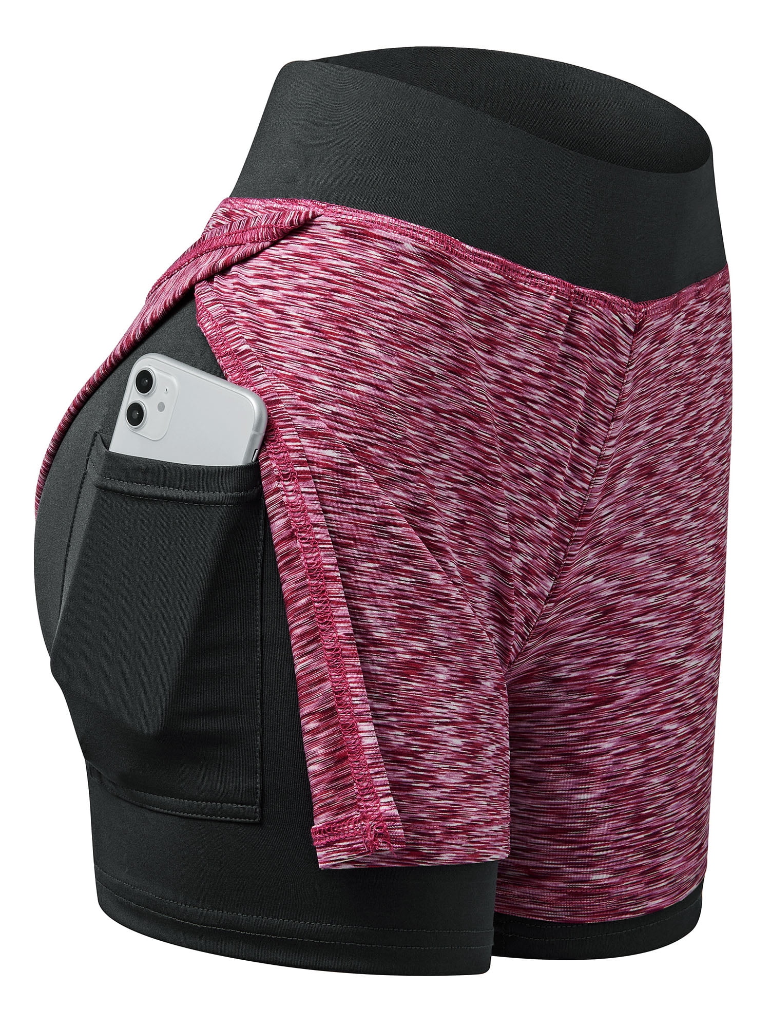 Women¡®s Gym Yoga Fitness Sports Shorts Pants, Double Layer Quick-Dry ...