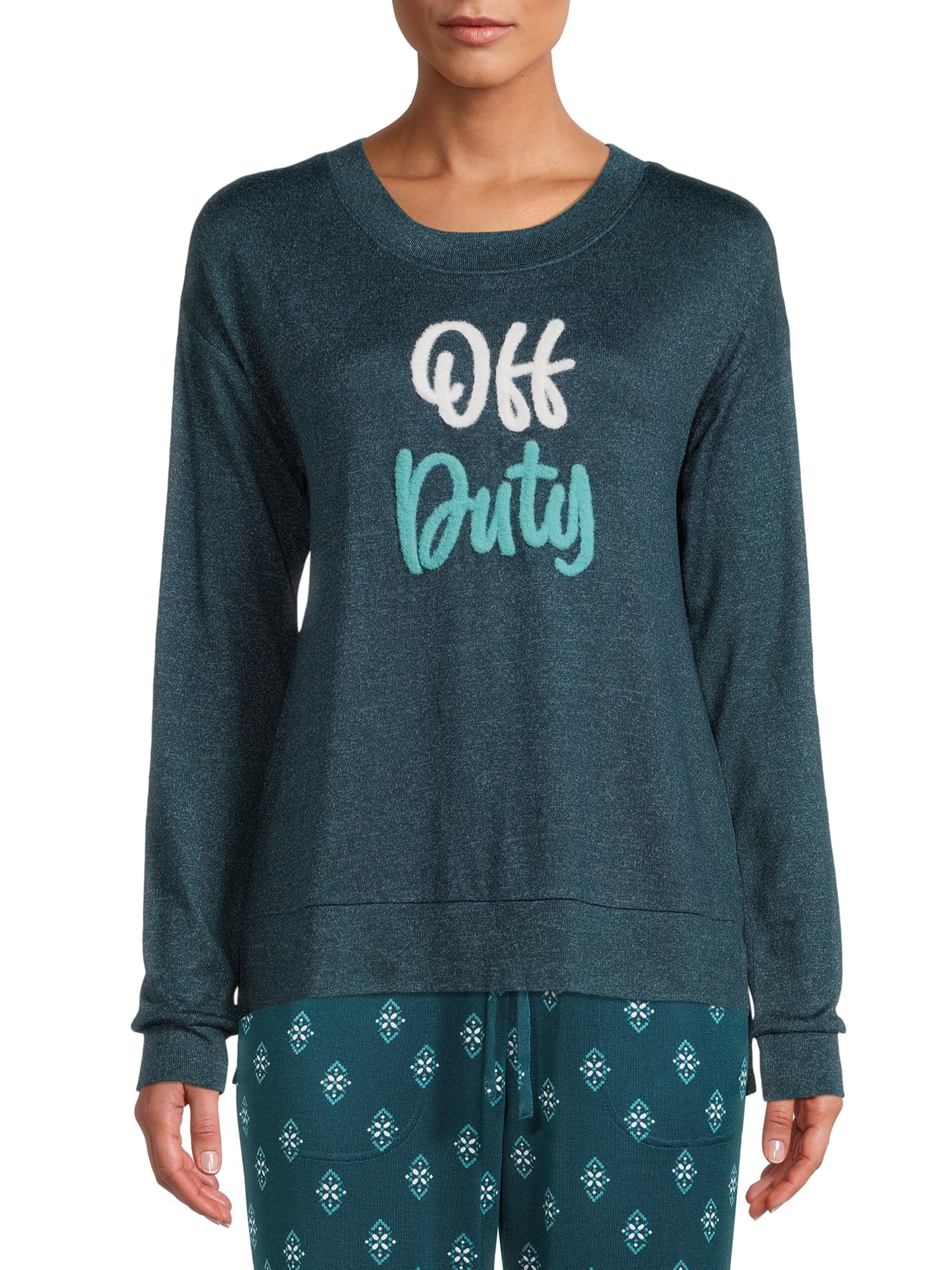 Women's Hacci Sleep Top, Sizes S to 3X - Walmart.com