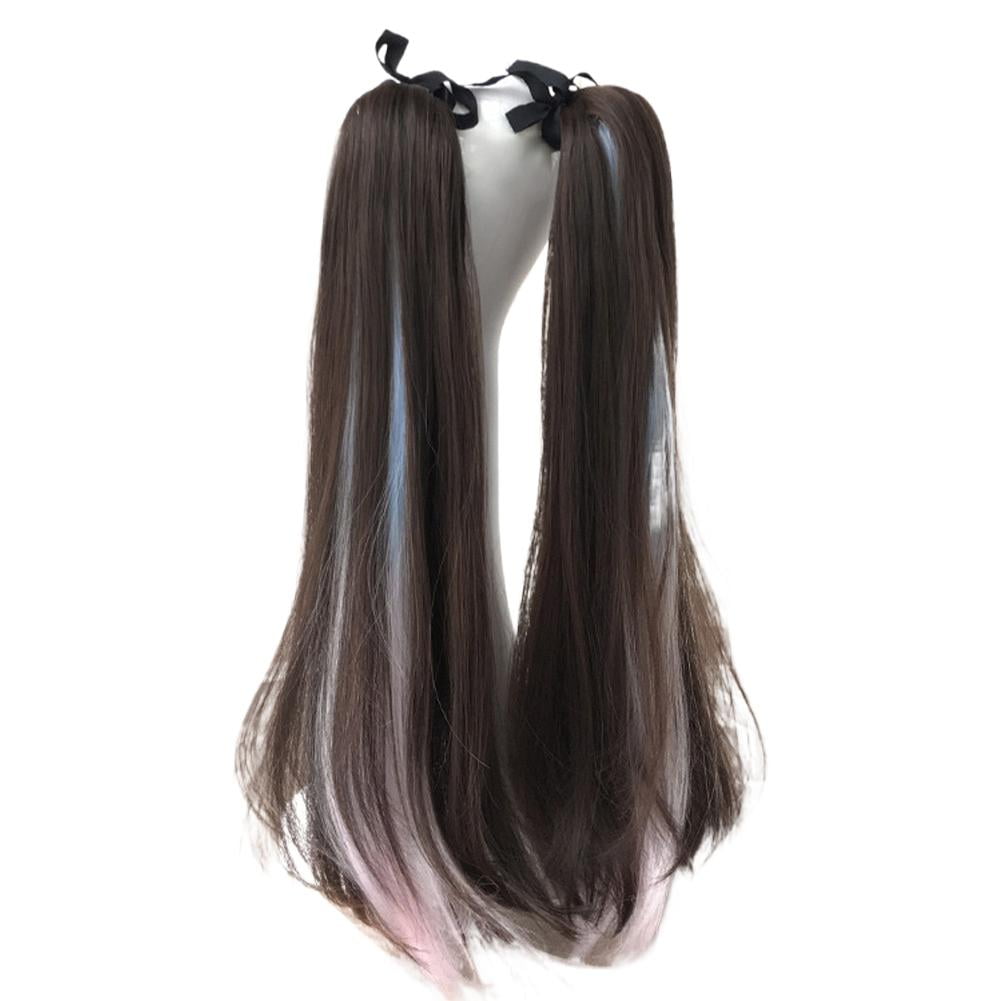 Women's Hair Extensions Braids Natural Gradient Highlighted Style ...