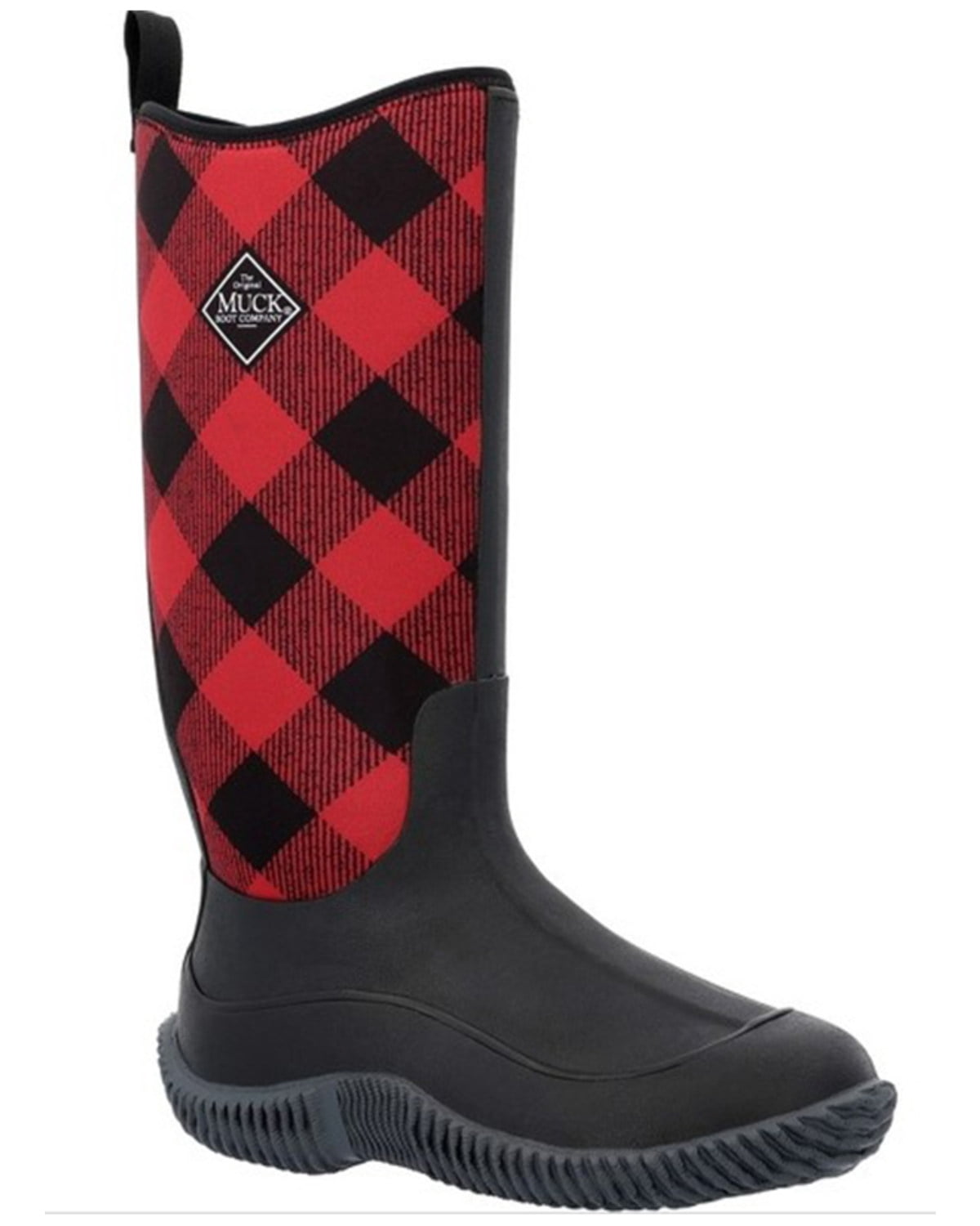 Muck Boot Womens Hale Tall Plaid Round Toe Pull On Tall Boots - Walmart.com
