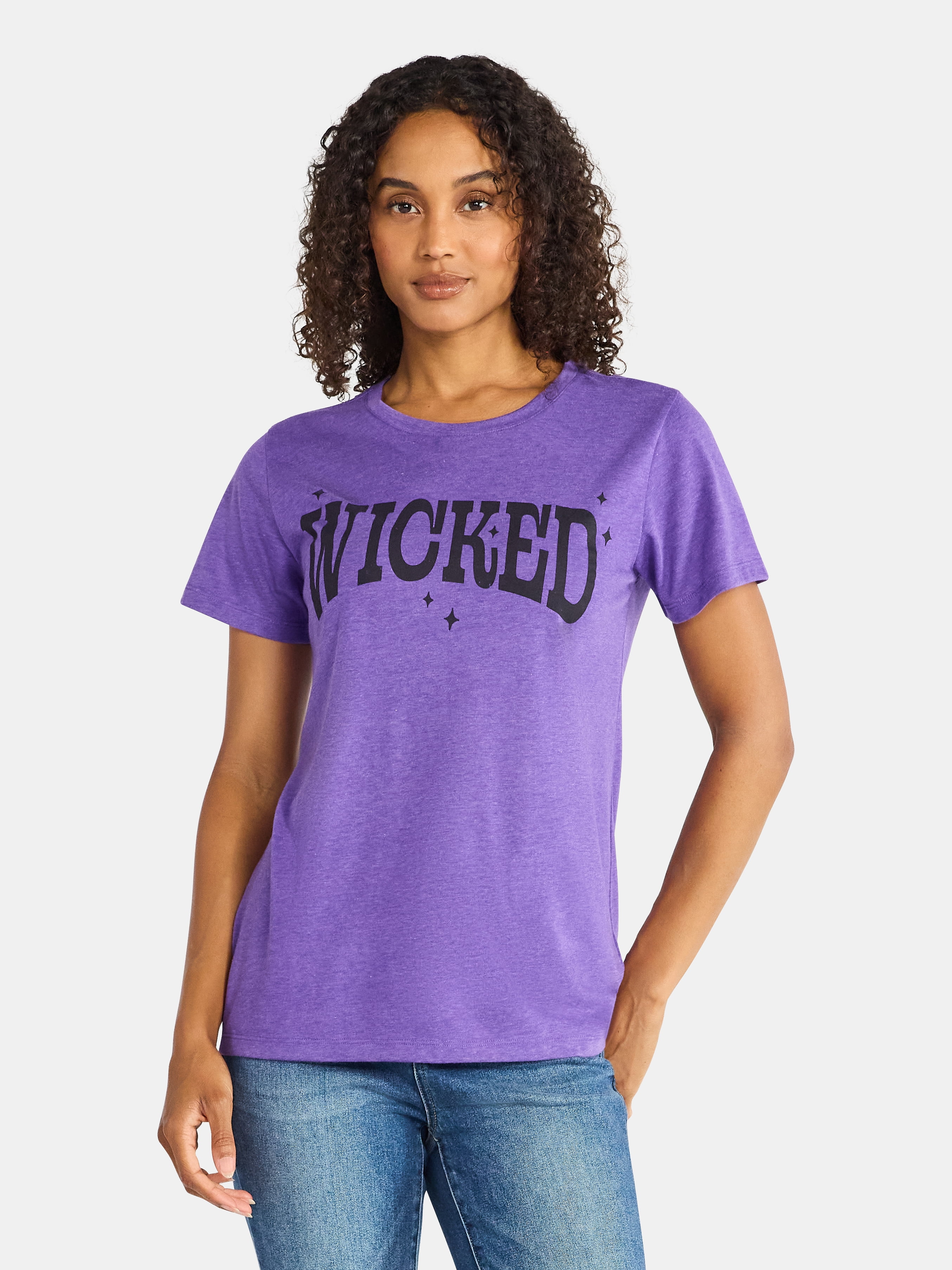 Halloween Women's Perfectly Wicked Graphic Tee from Way to Celebrate, Sizes S-XXXL - Walmart.com
