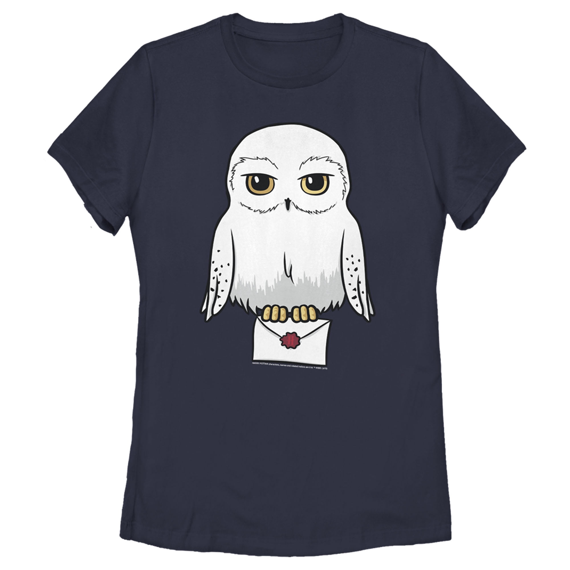 Harry Potter Women's Hedwig Graphic Tee, Navy Blue, X Large - Walmart.com