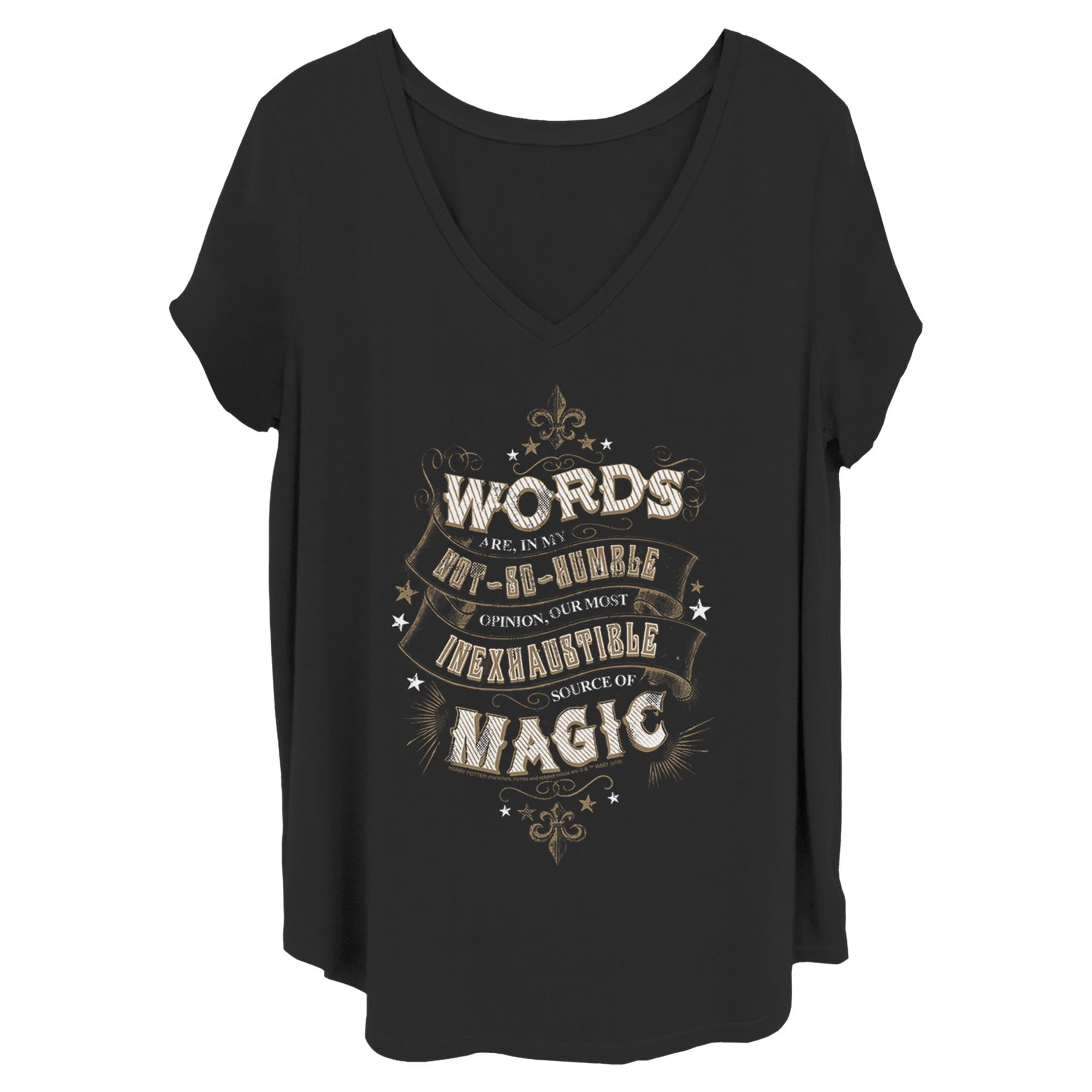 Women's Harry Potter Dumbledore Humble Wisdom Graphic T-Shirt - Walmart.com