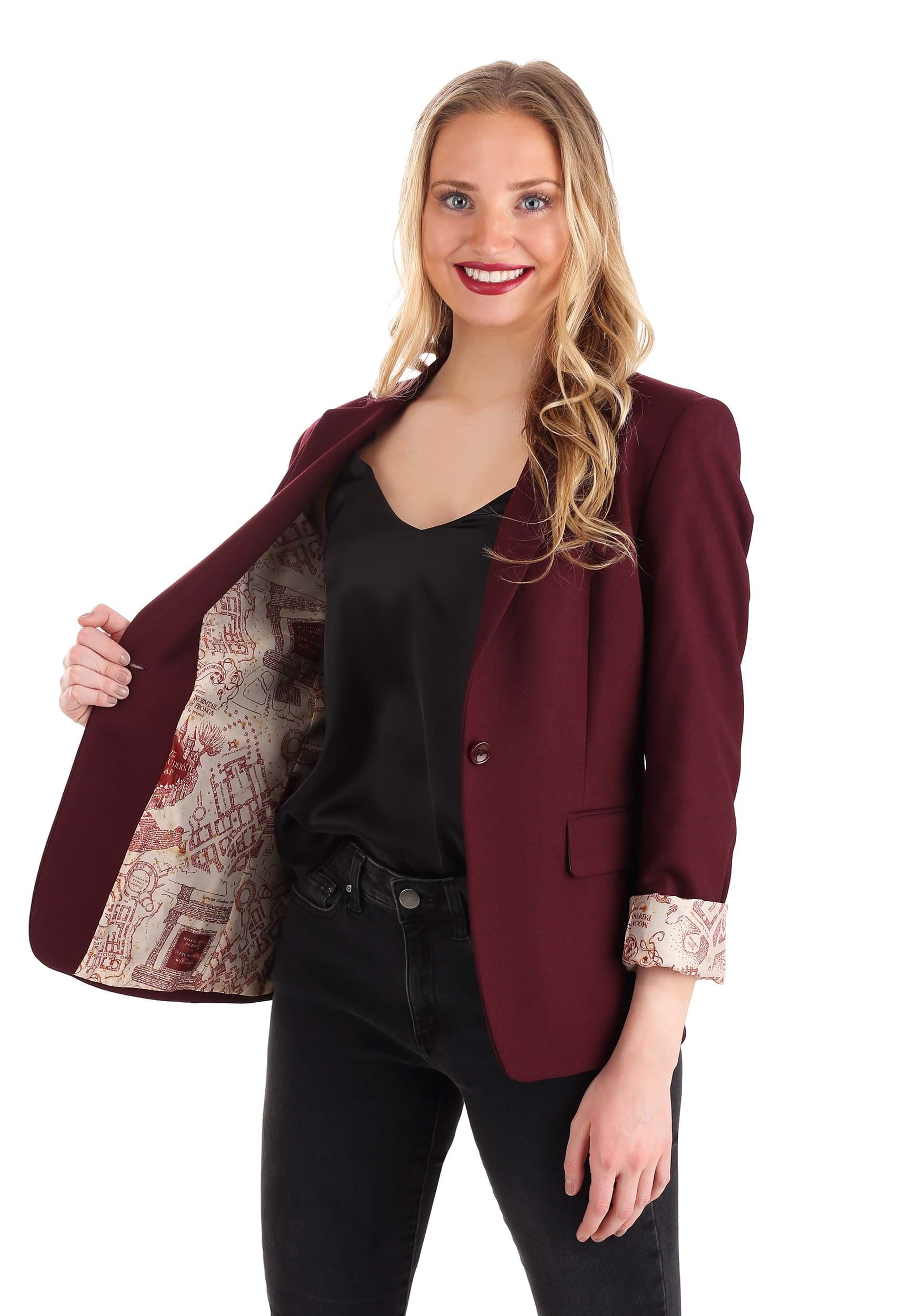Women's Harry Potter Marauder's Map Suit Blazer - Walmart.com