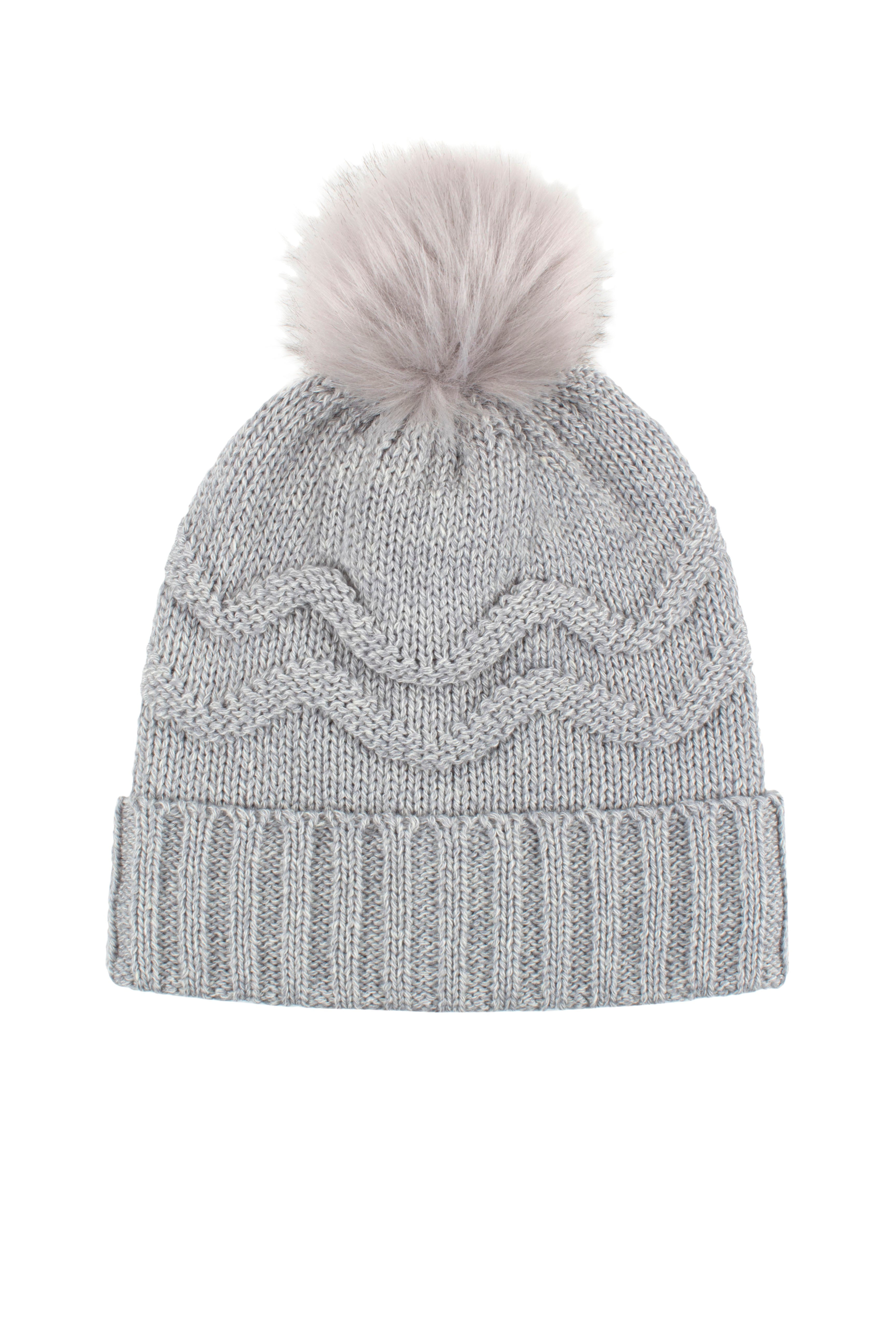 Women's Courtney Roll-Up Hat With Wispy Pom-Pom - Walmart.com