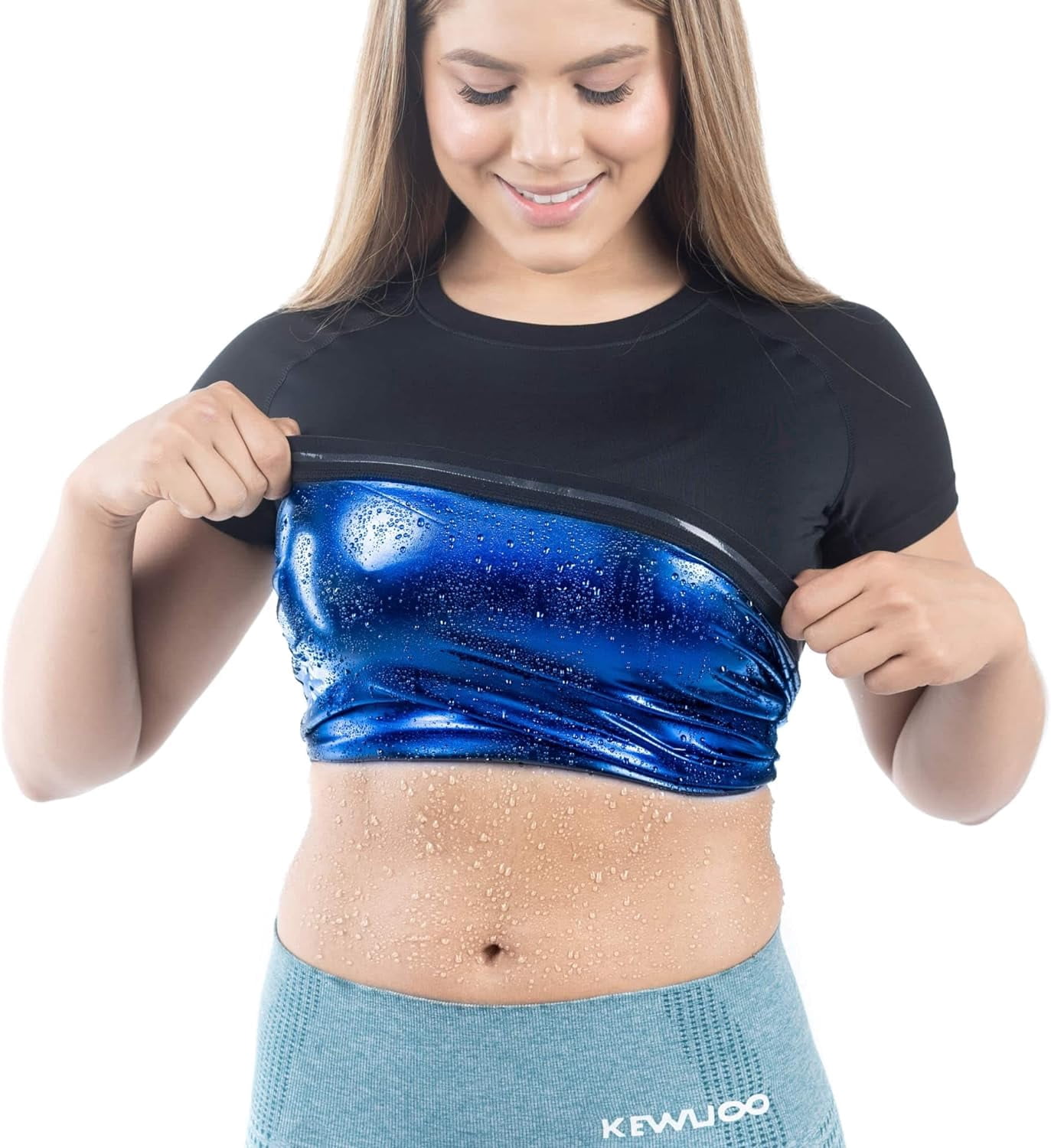 Women's Heat Trapping Sauna Shirt - Sweat Vest Compression Shapewear ...