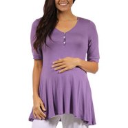 Women's Maternity Embellished Tunic Top - Extended Sizes Available ...