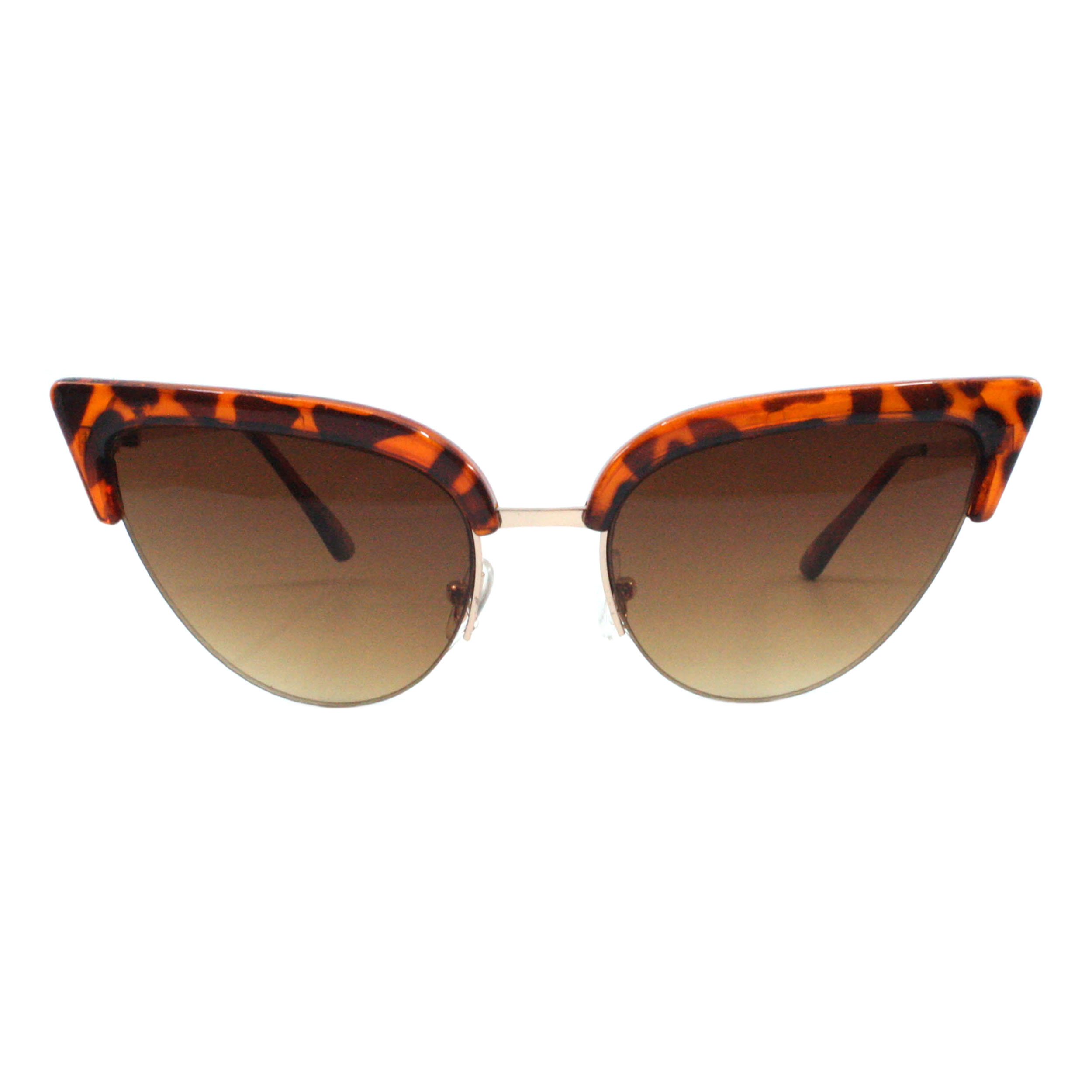 Women's High Fashion Sunglasses Browline Super Cat Eye Shades UV400 ...