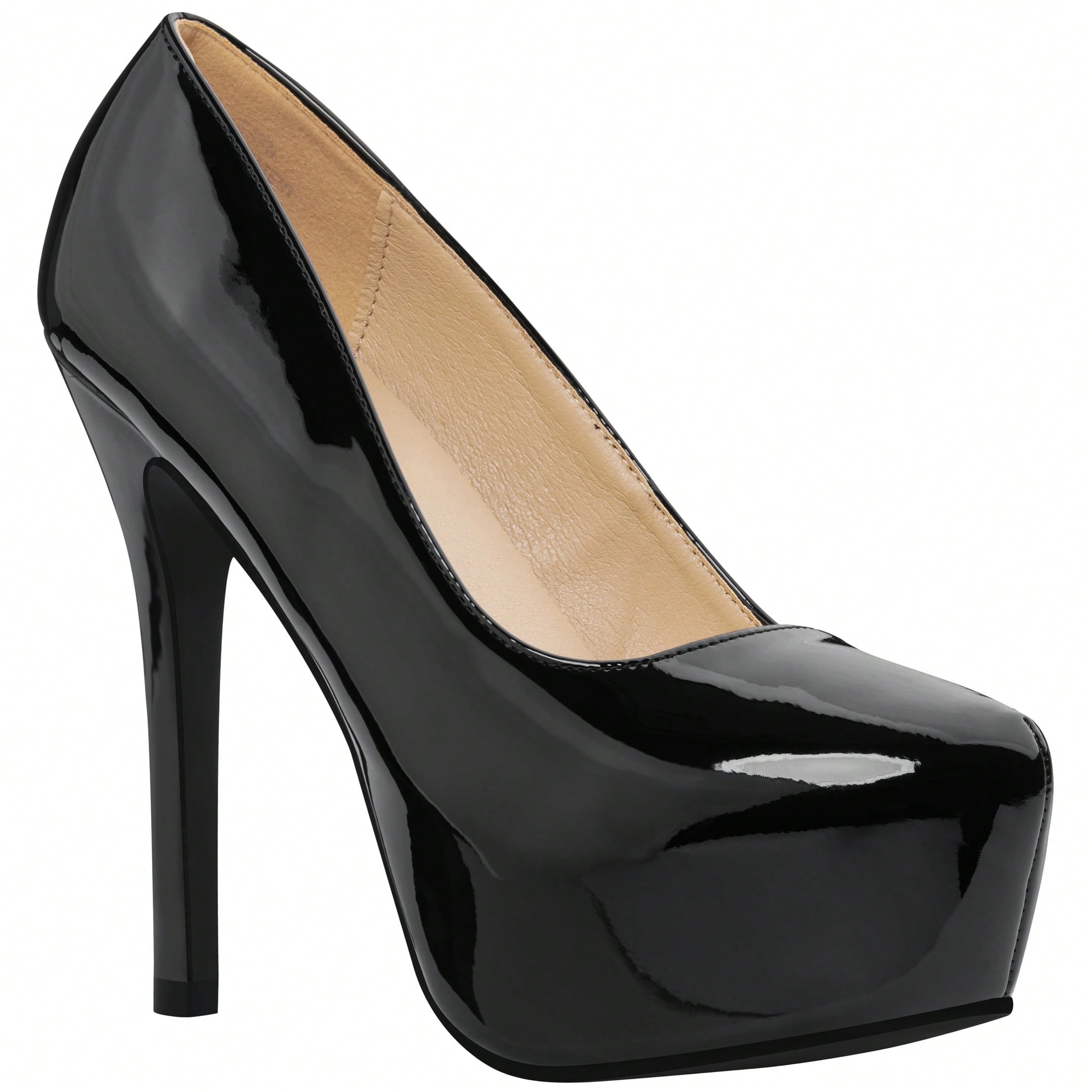 Women's High Heel Pump Closed Toe Platform Heels Dress Pumps - Walmart.com
