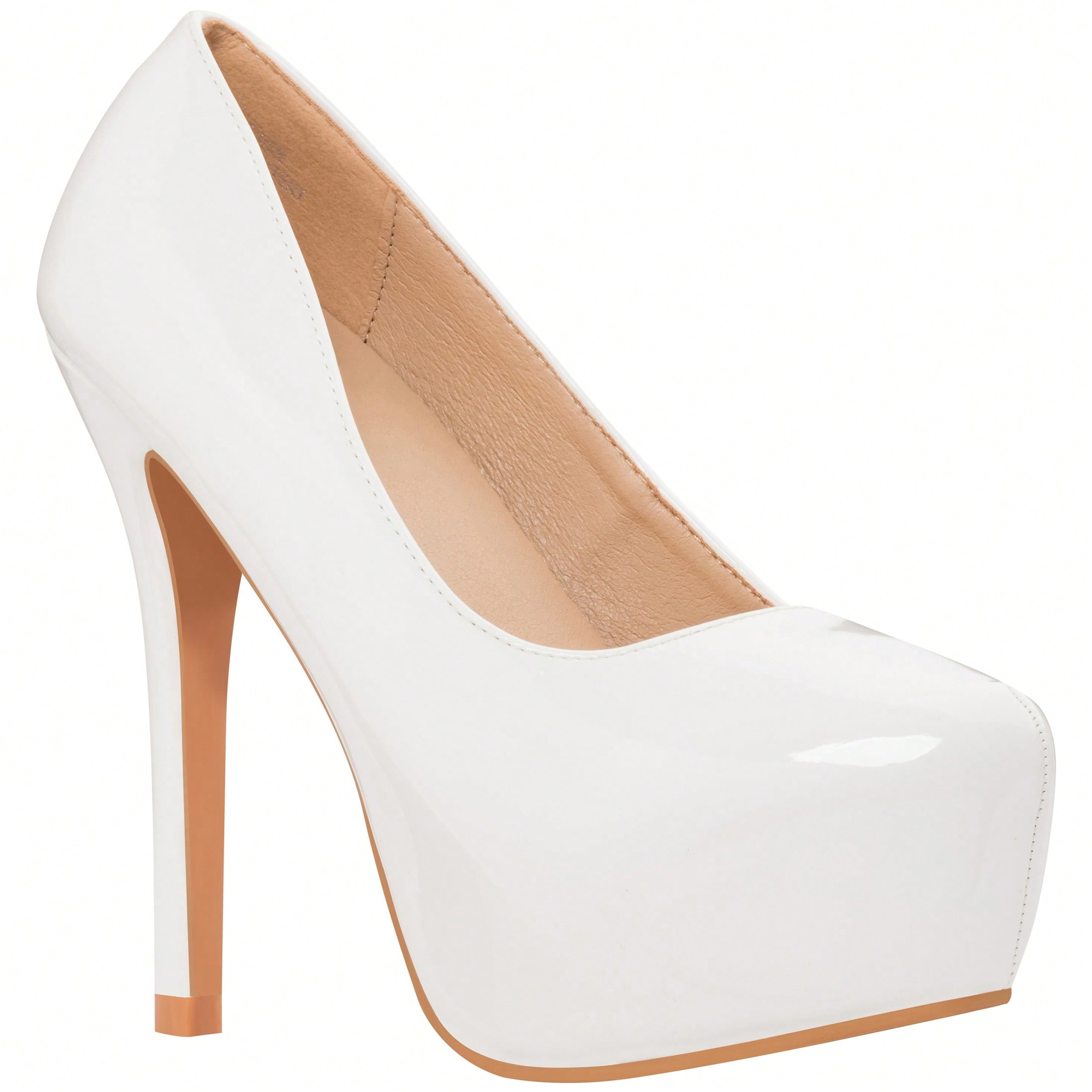 Women's High Heel Pump Closed Toe Platform Heels Dress Pumps - Walmart.com