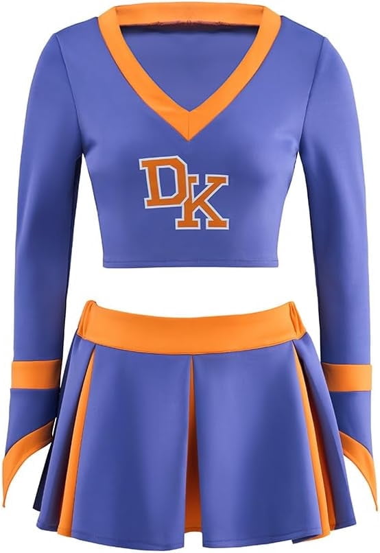 Women's High School Jennifer Check Cheerleading Uniform Outfit ...